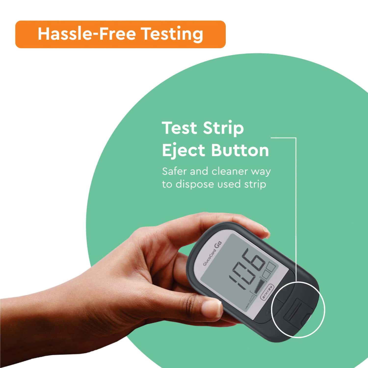 Buy ARKRAY G+ BLOOD GLUCOSE MONITOR METER WITH 50 INDIVIDUALLY PACKED ...