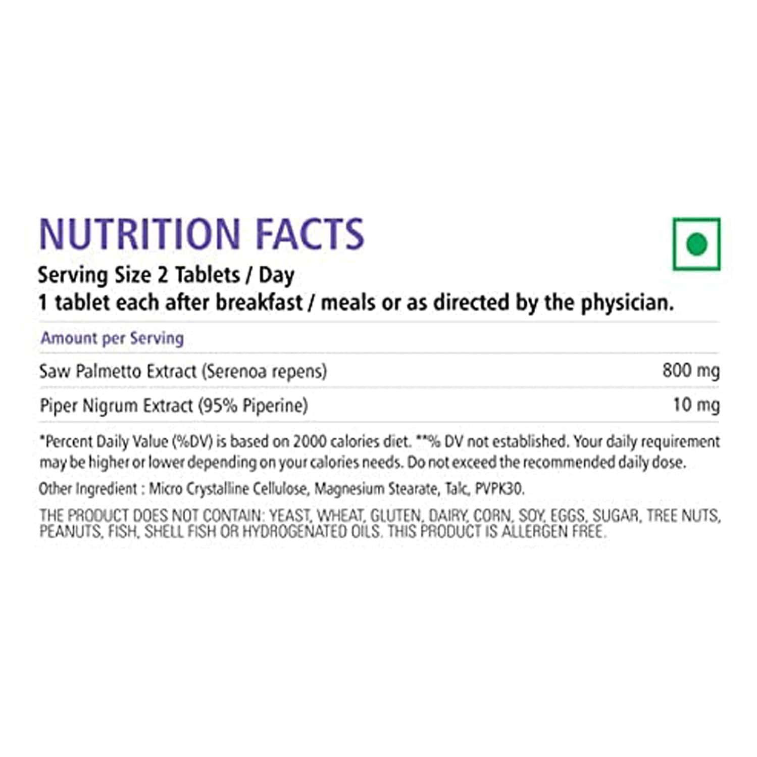 Buy BLISS WELLNESS PROSTATE HEALTH HEALTHY HAIR GROWTH SUPPLEMENT - 60 ...