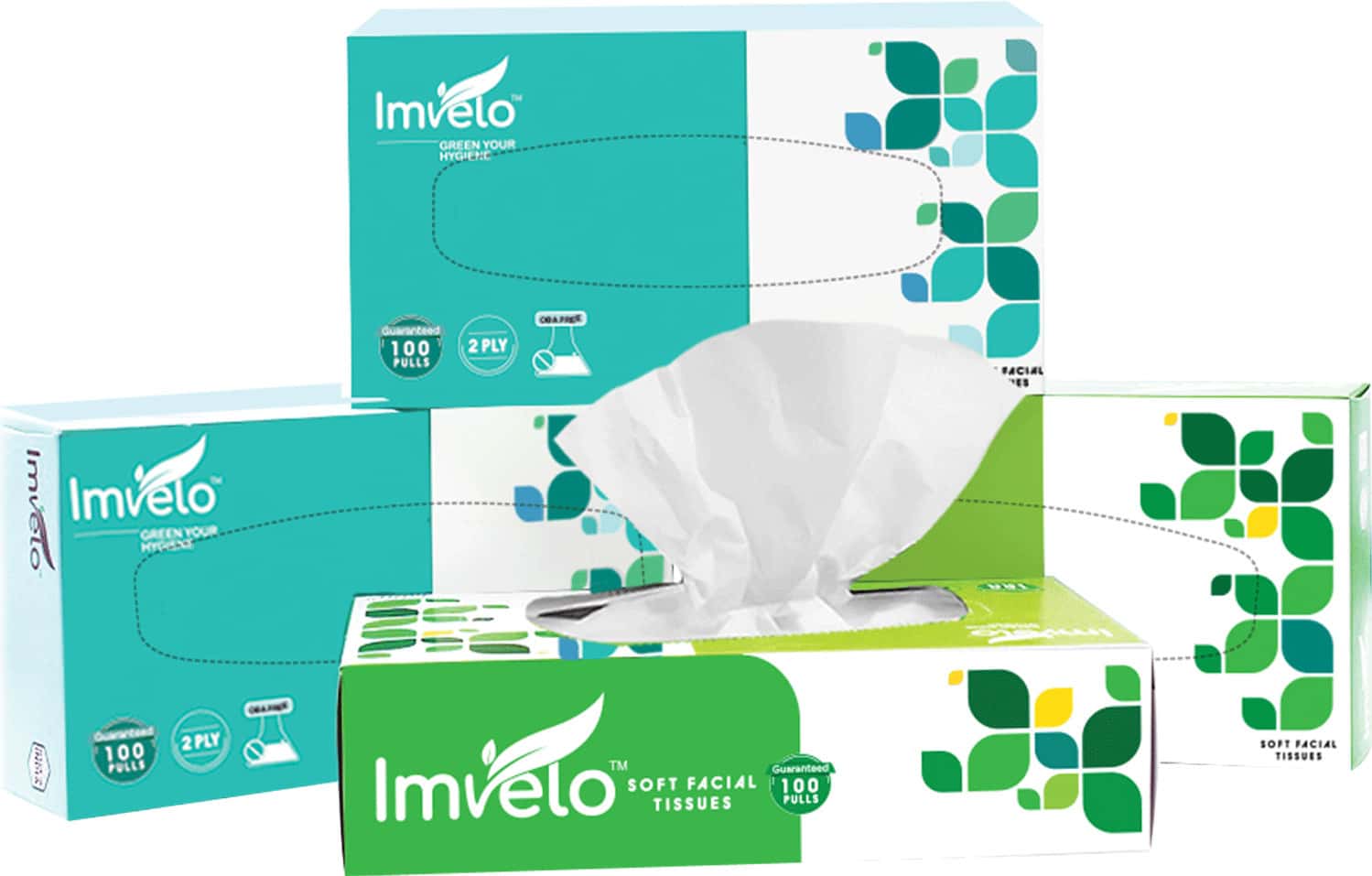 Buy IMVELO ULTRA SOFT 2 PLY FACIAL TISSUES BOX | PACK OF 6 - (100 PULLS ...