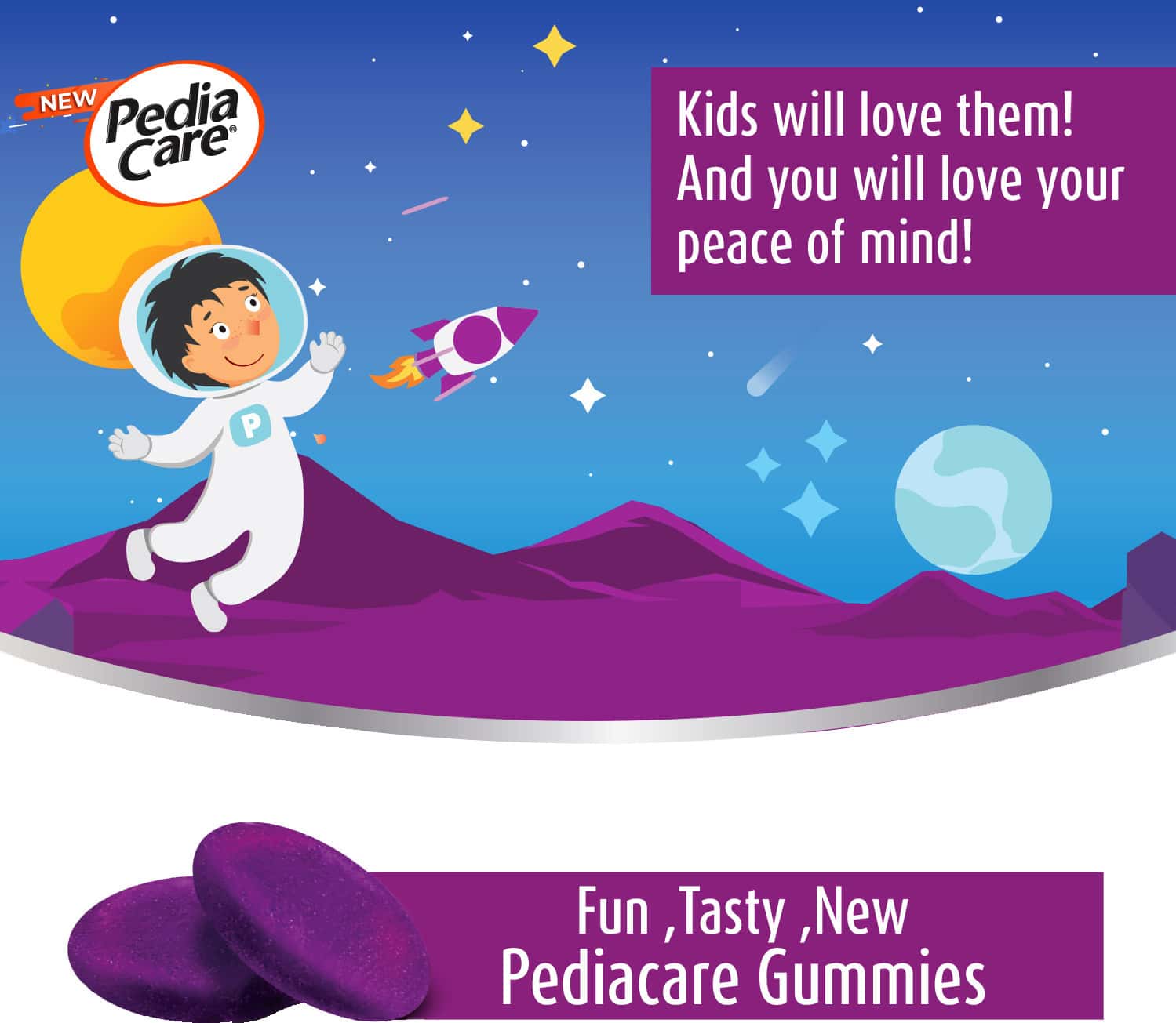 Buy PEDIACARE SUPER IMMUNO PLUS ELDERBERRY GUMMIES FOR KIDS ABOVE 2 ...