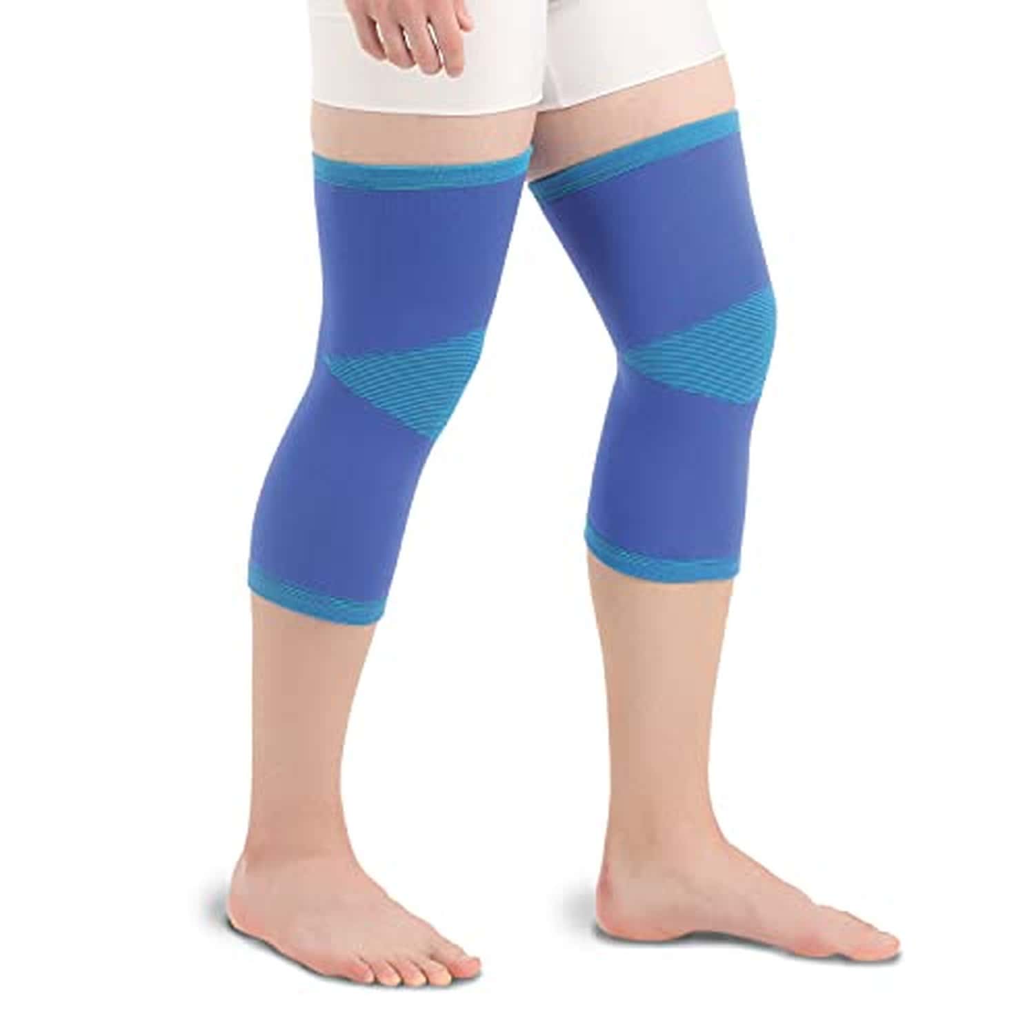 Buy FLAMINGO PREMIUM KNEE CAP SUPPORT BRACE, COLOR-BLUE, SIZE-M Online ...