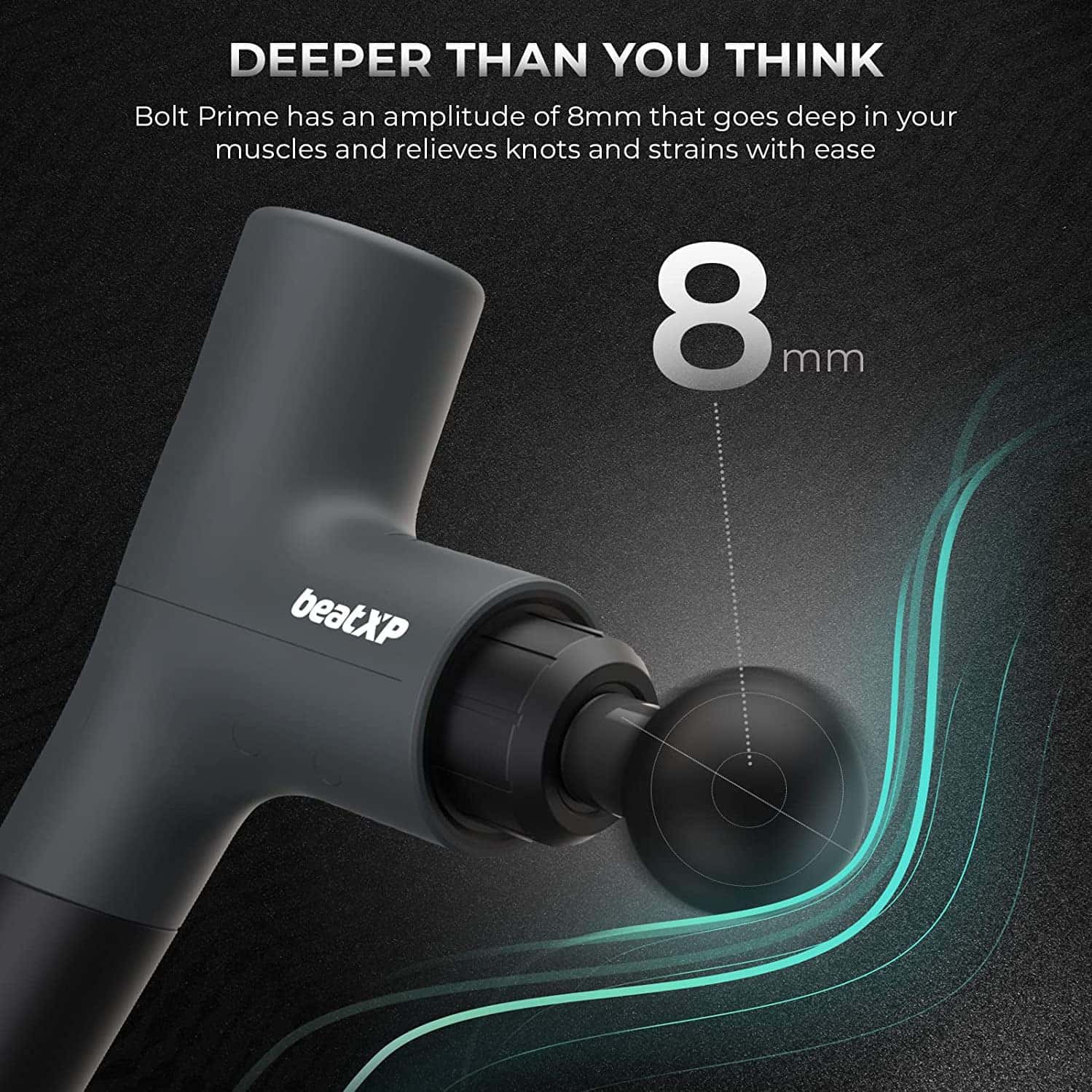 Buy BEATXP BOLT PRIME TISSUE MASSAGE GUN PERCUSSION MUSCLE MASSAGER FOR ...