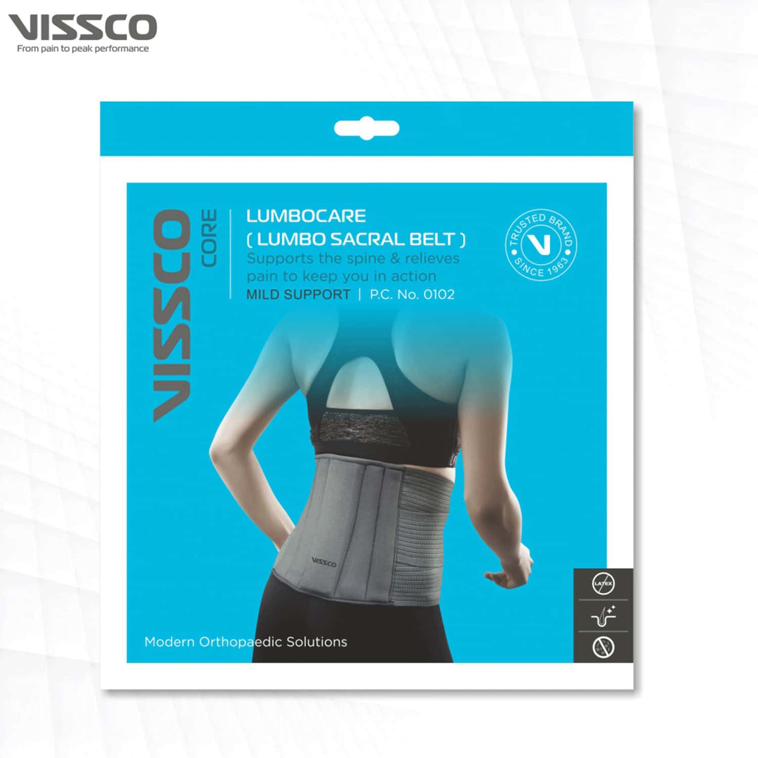 Buy VISSCO LUMBOCARE (LUMBO SACRAL BELT) |PROVIDES SUPPORT TO THE LOWER ...