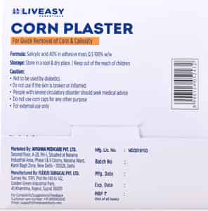 Buy LIVEASY ESSENTIALS CORN PLASTER PACK OF 4 Online & Get Upto 60% OFF ...