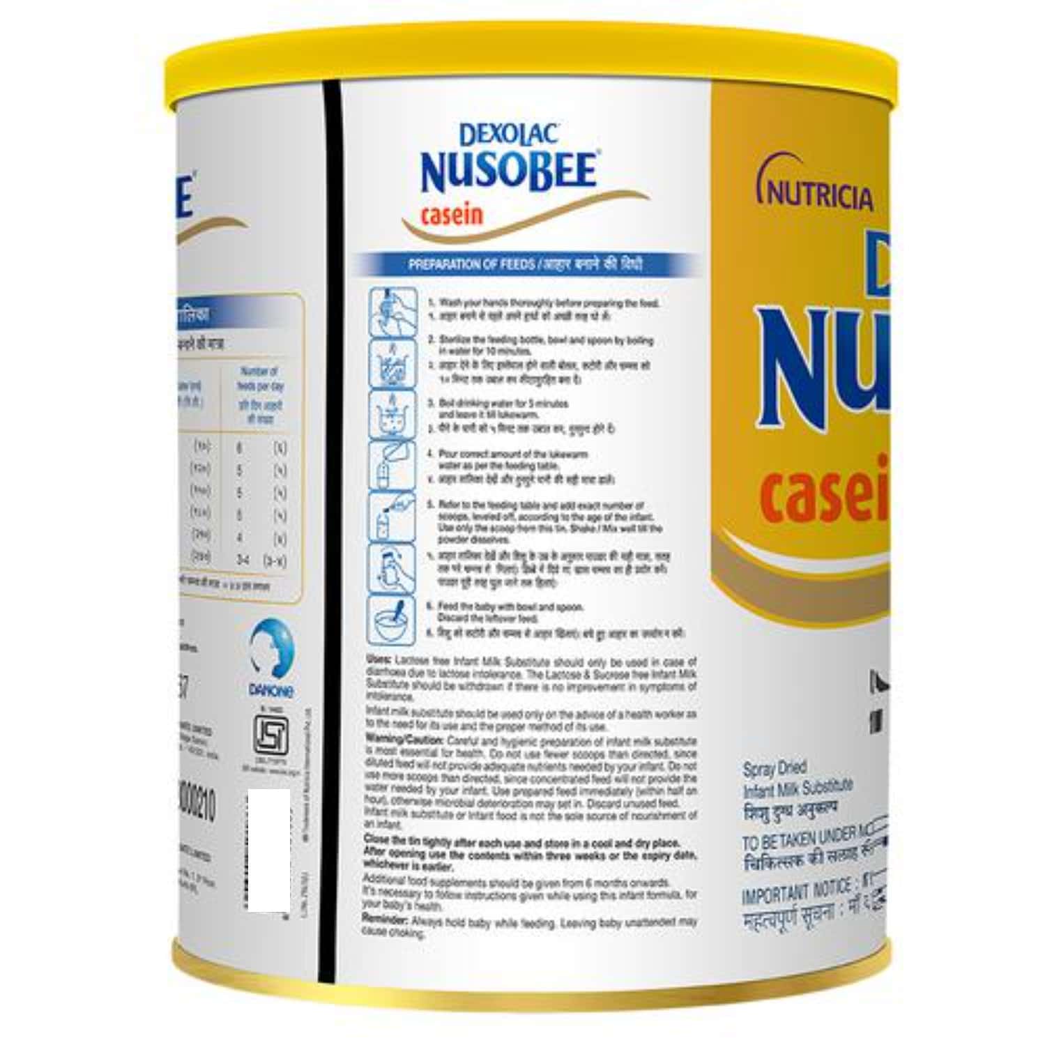 Buy DEXOLAC NUSOBEE CASEIN UPTO 24 MONTH POWDER 400 G Online & Get Upto ...