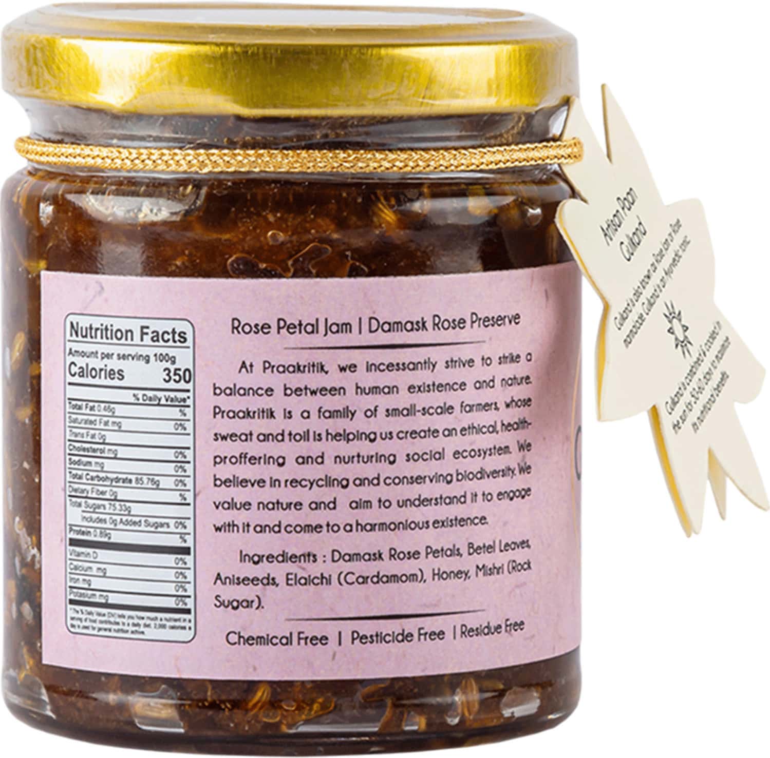 Buy PRAAKRITIK NATURAL PAAN ARTISAN GULKAND 250 G Online & Get Upto 60% ...