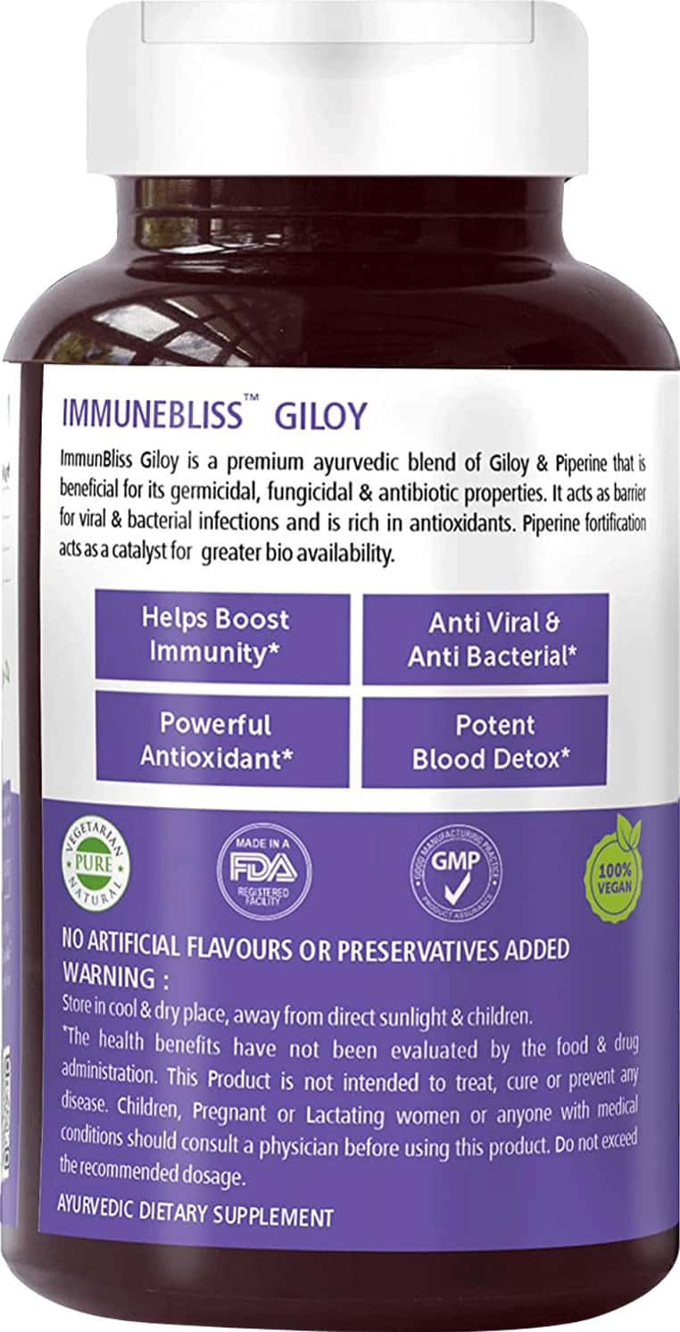 Buy BLISS WELLNESS IMMUNITY BOOSTER BLOOD PURIFICATION SUPPLEMENT - 60 ...