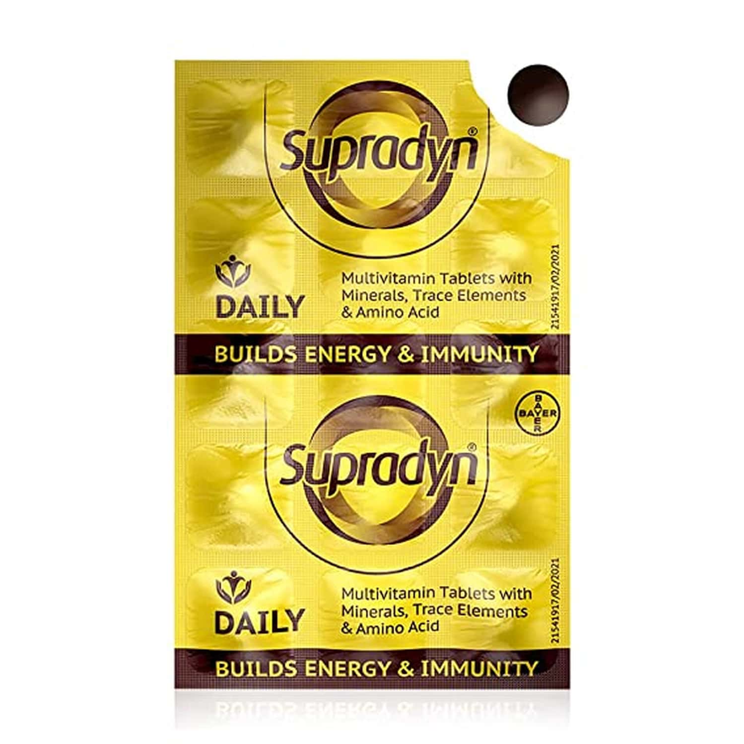 Buy SUPRADYN DAILY MULTIVITAMIN TABLETS (150 TABLETS) FOR MEN & WOMEN ...