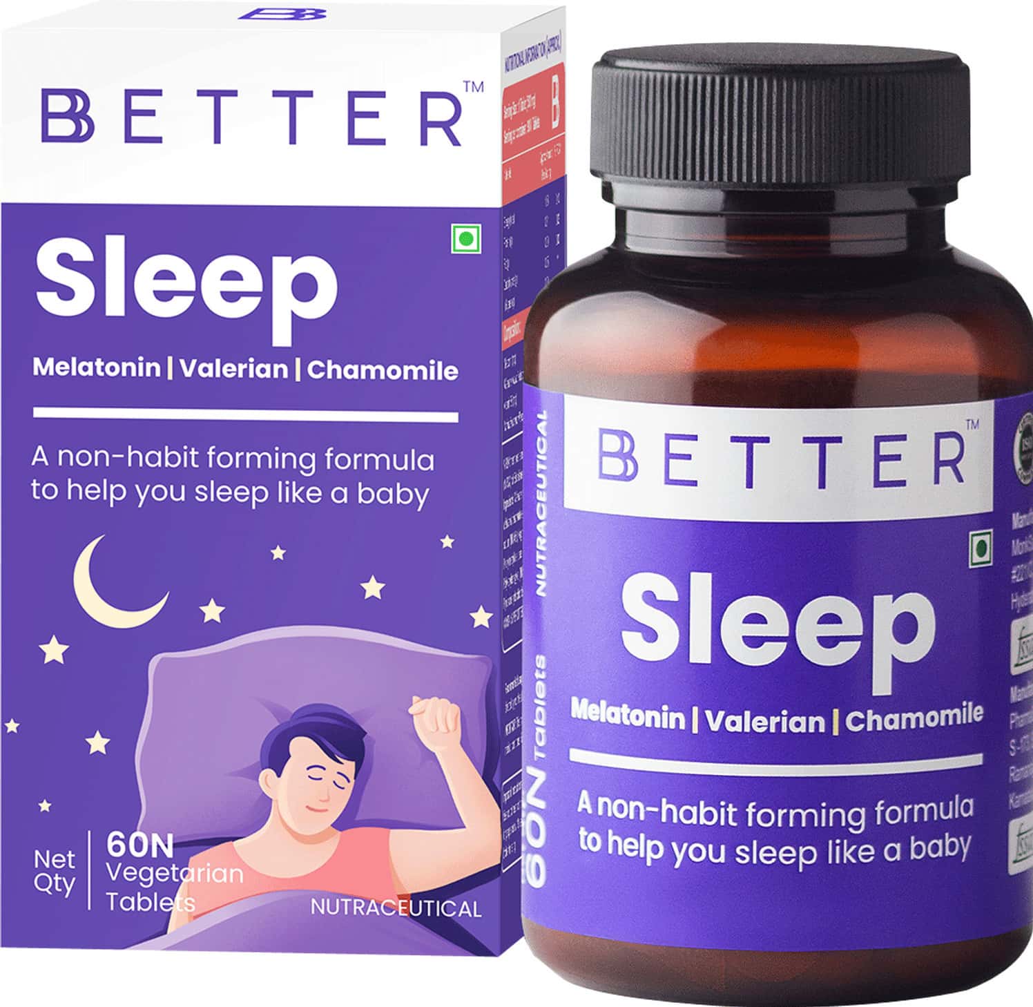 Buy BBETTER SLEEP 60 VEG TABLETS Online & Get Upto 60% OFF at PharmEasy