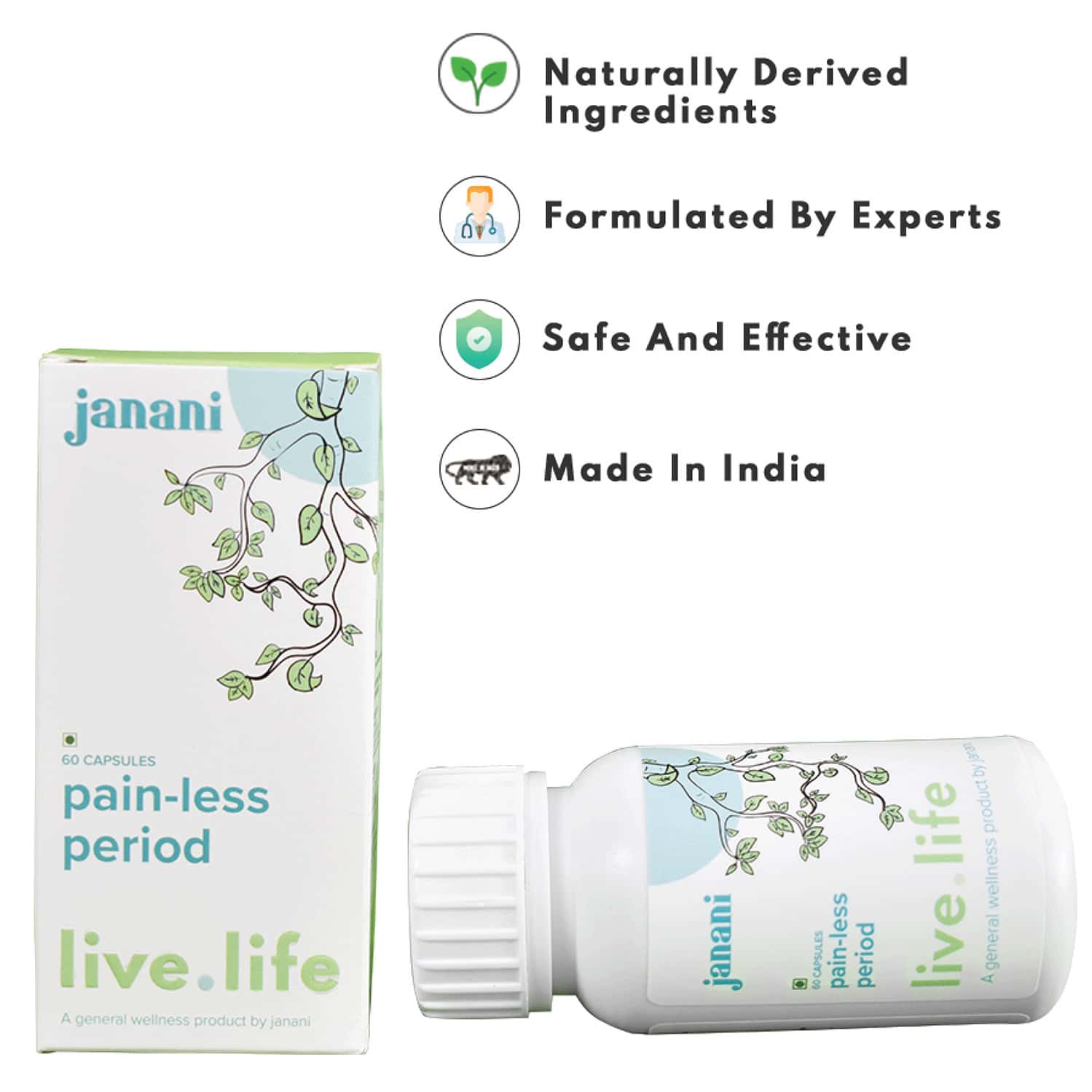 Buy JANANI PAINLESS PERIOD- 60TABLETS Online & Get Upto 60% OFF at ...