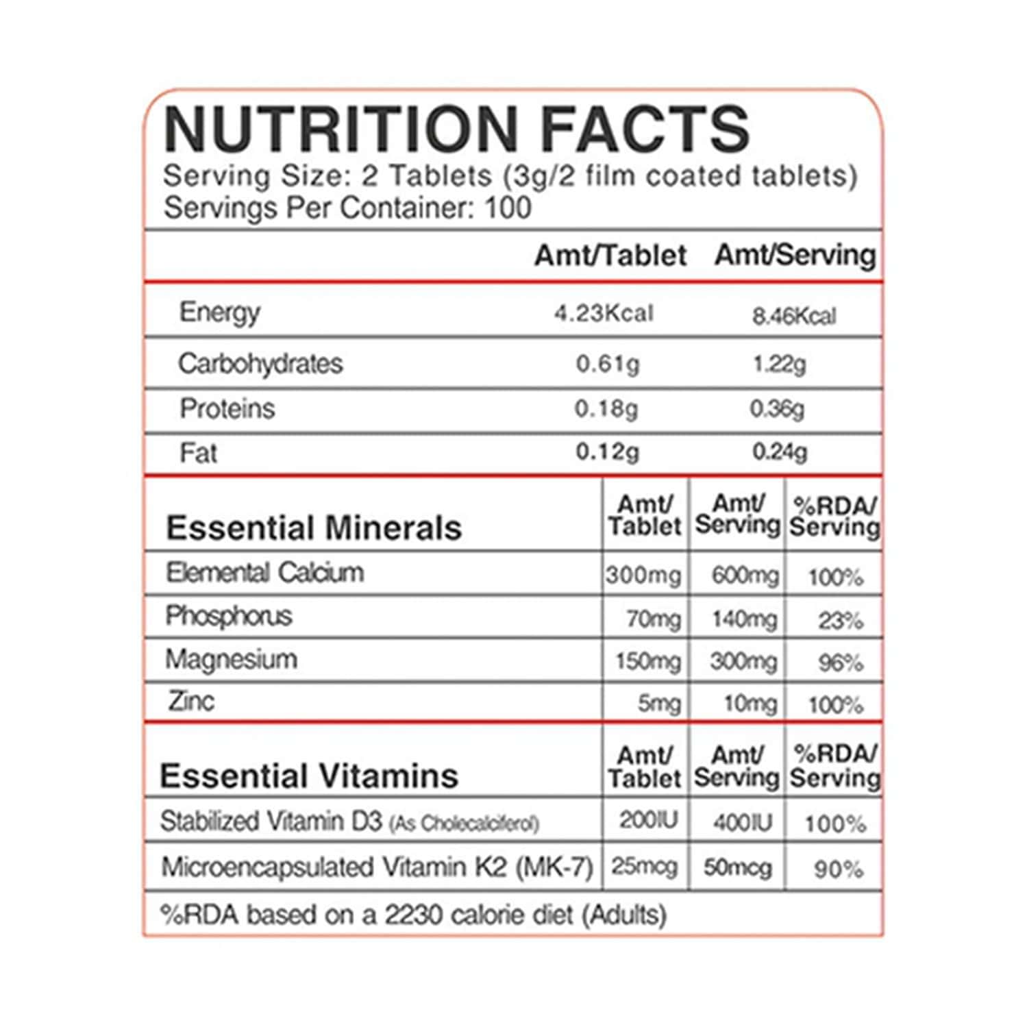 Buy NEULIFE TRIPLE CALCIUM WITH K27 & D3- MULTI SOURCE CCM FORMULA (200 ...