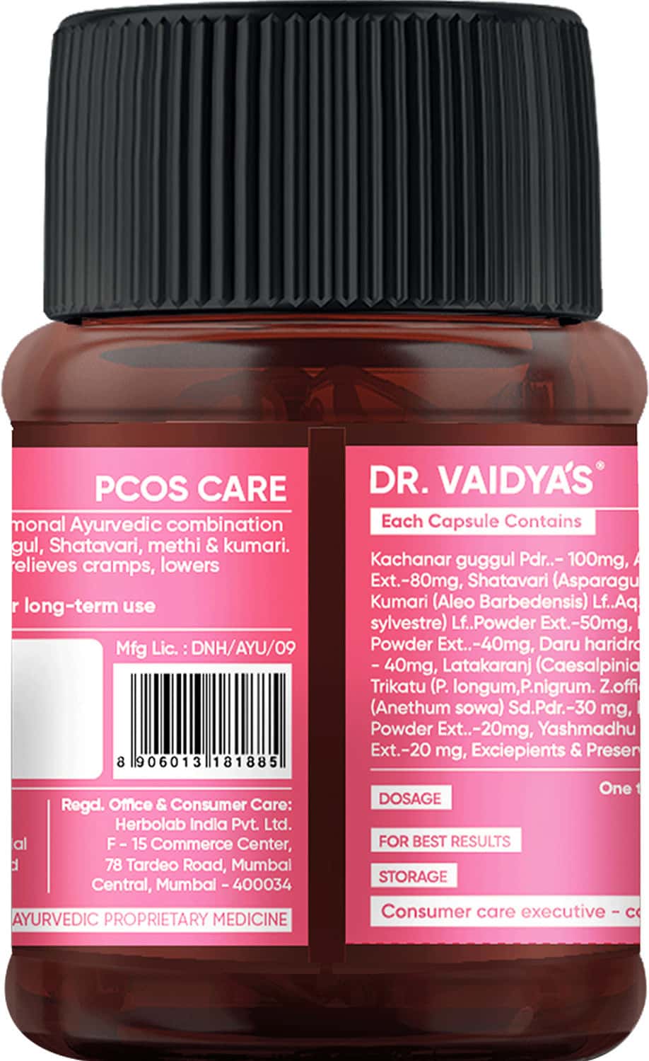 Buy DR VAIDYA'S PCOS CARE - 30 CAPSULES - PACK OF 3 Online & Get Upto ...