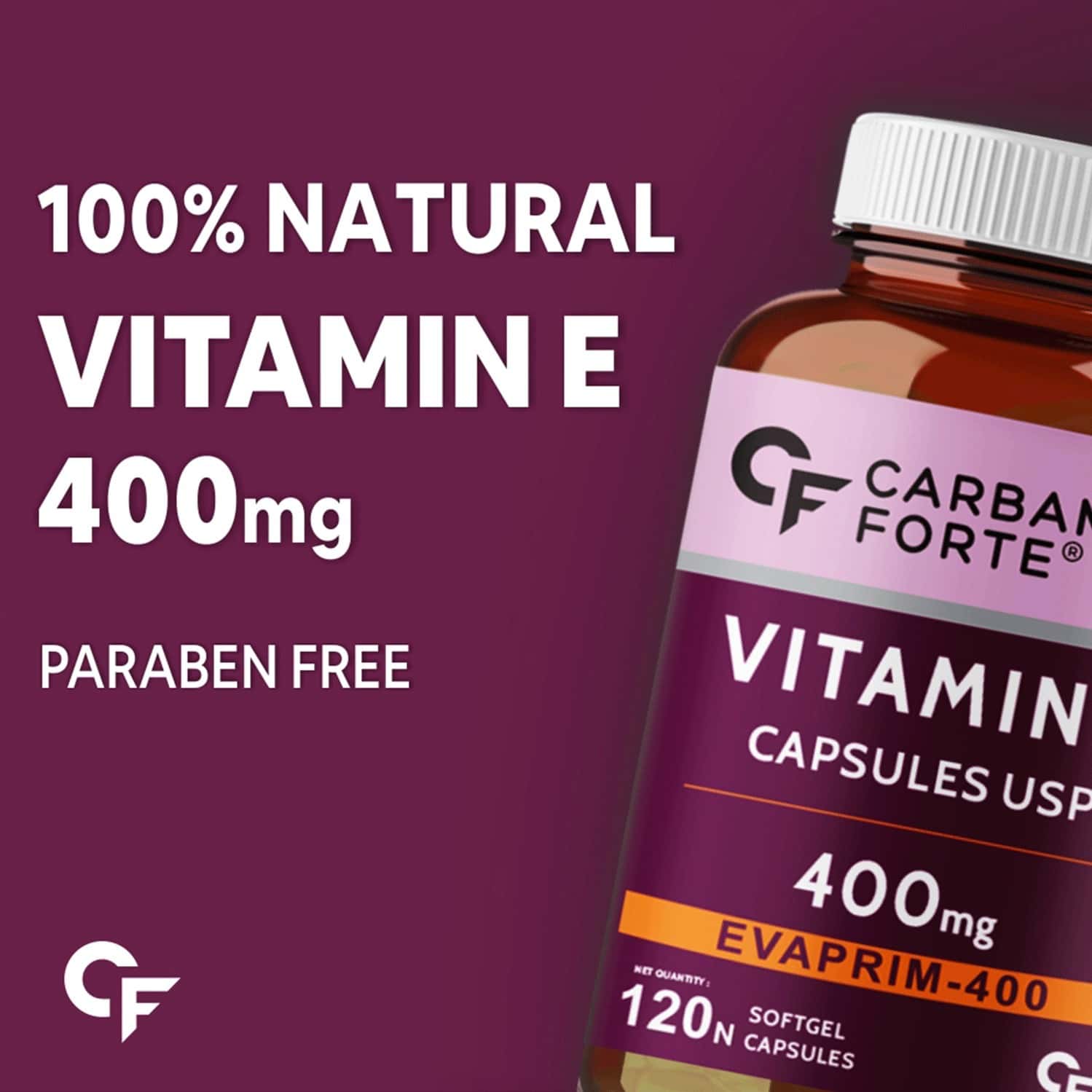 Buy CARBAMIDE FORTE VITAMIN E 400MG CAPSULES- 120 CAPSULES Online & Get ...