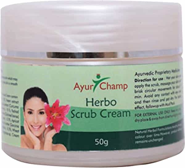 Buy AYUR CHAMP HERBO SCRUB CREAM - 50G Online & Get Upto 60% OFF at ...