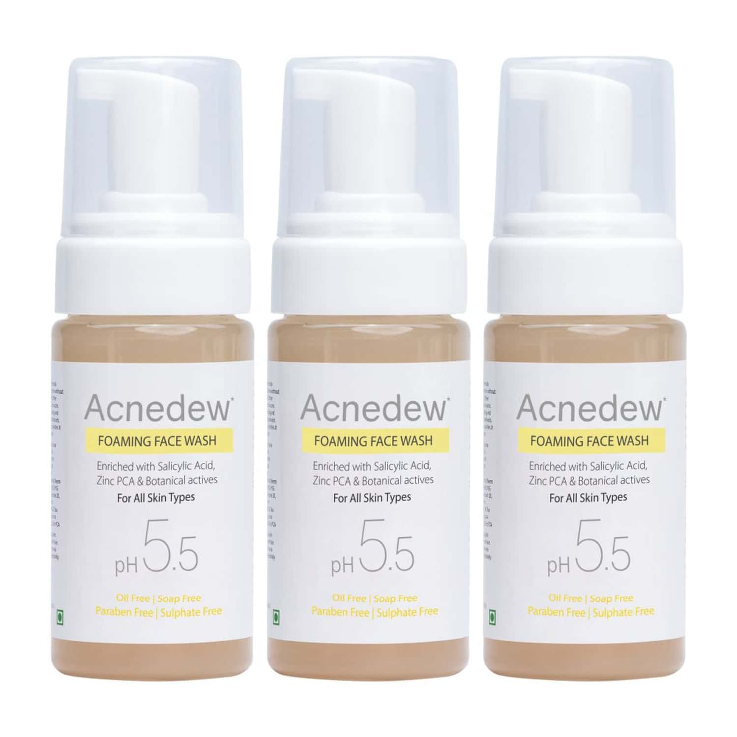 Buy ACNEDEW ANTIACNE & ANTIPIMPLE FOAMING FACE WASH 100 ML | SALICYLIC ...