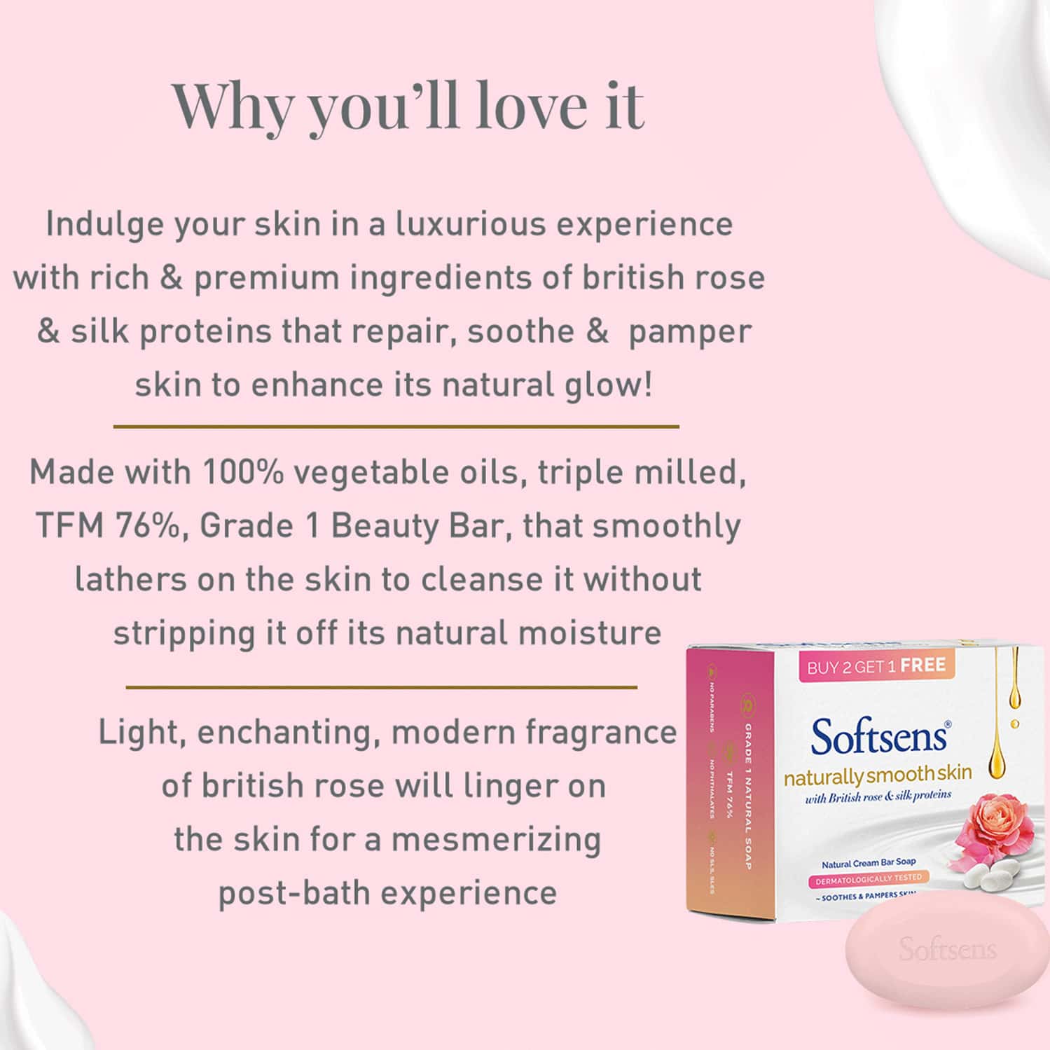 Buy NATURALLY SMOOTH SKIN CREAM BAR SOAP (100G X 3 MULTIPACK) Online ...