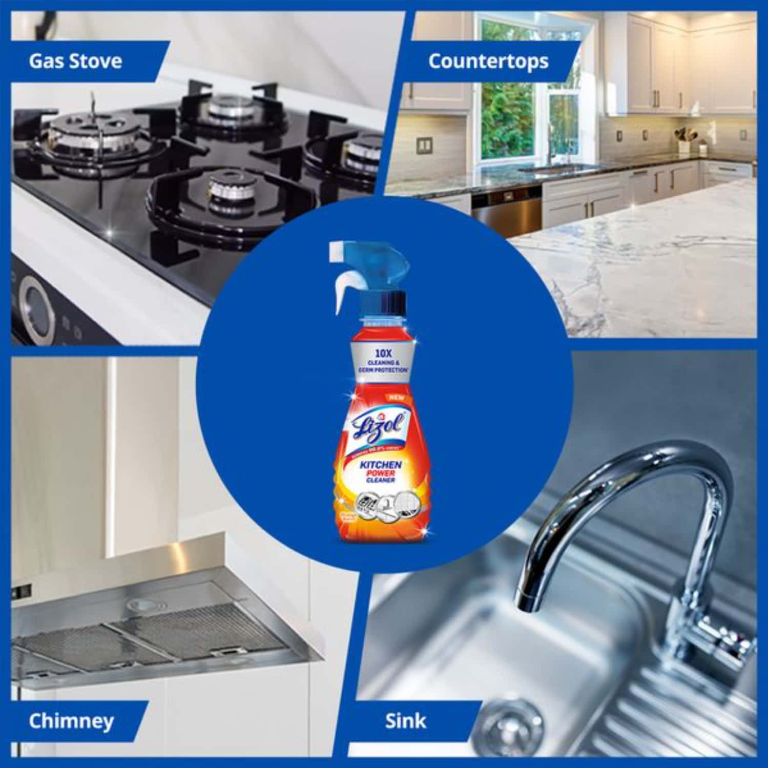 Buy LIZOL KITCHEN POWER CLEANER LIQUID SPRAY 250 ML Online & Get Upto ...