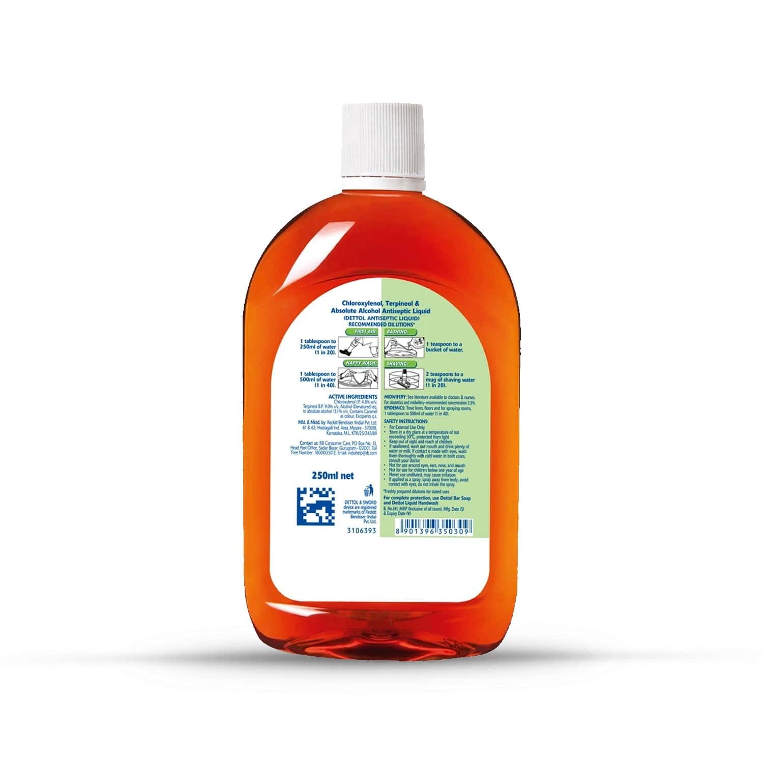 Buy DETTOL ANTISEPTIC LIQUID BOTTLE OF 250 ML Online & Get Upto 60% OFF ...