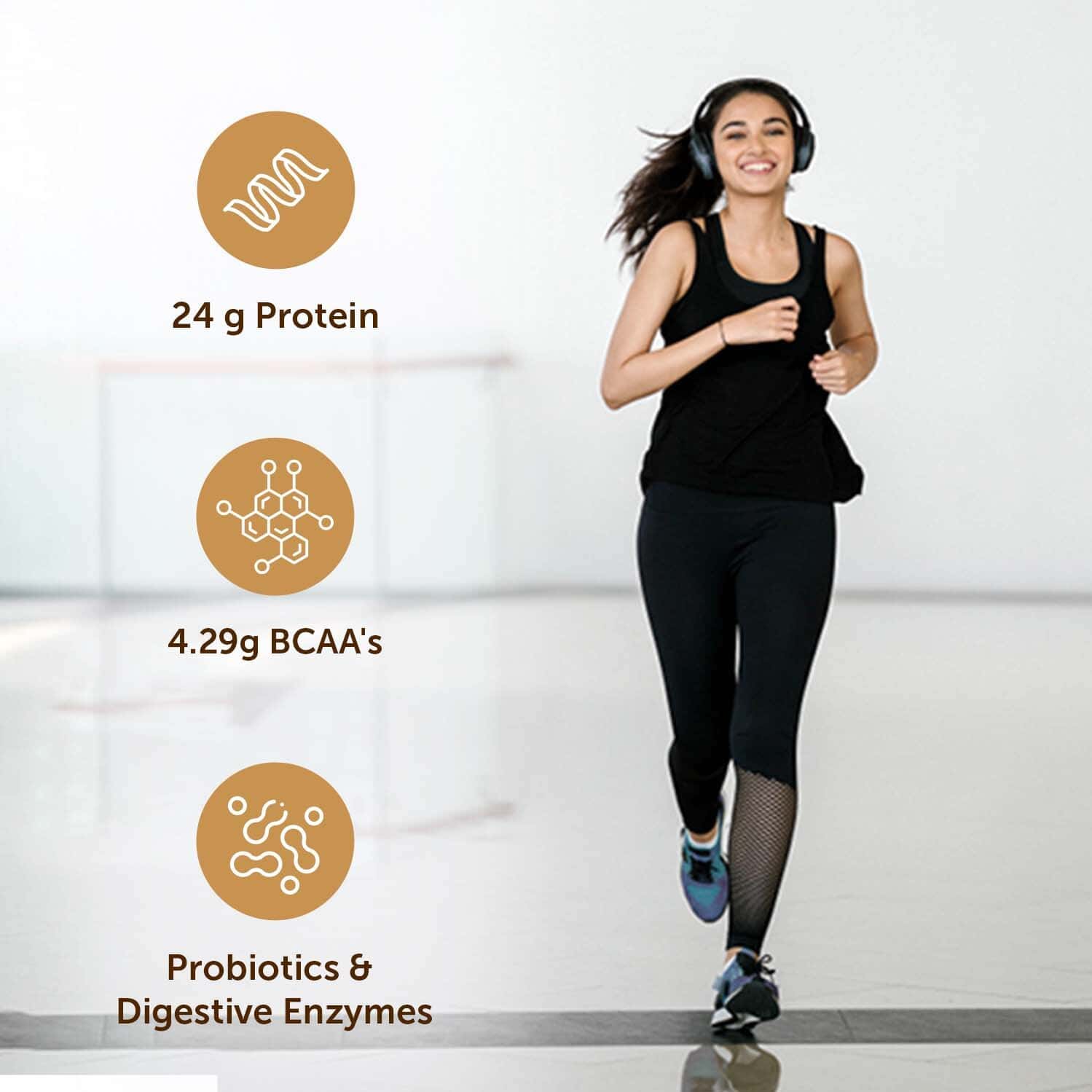 Buy NEUHERBS TRUE PLANT PROTEIN POWDER WITH OMEGA 3 (DIGESTIVE ENZYMES ...