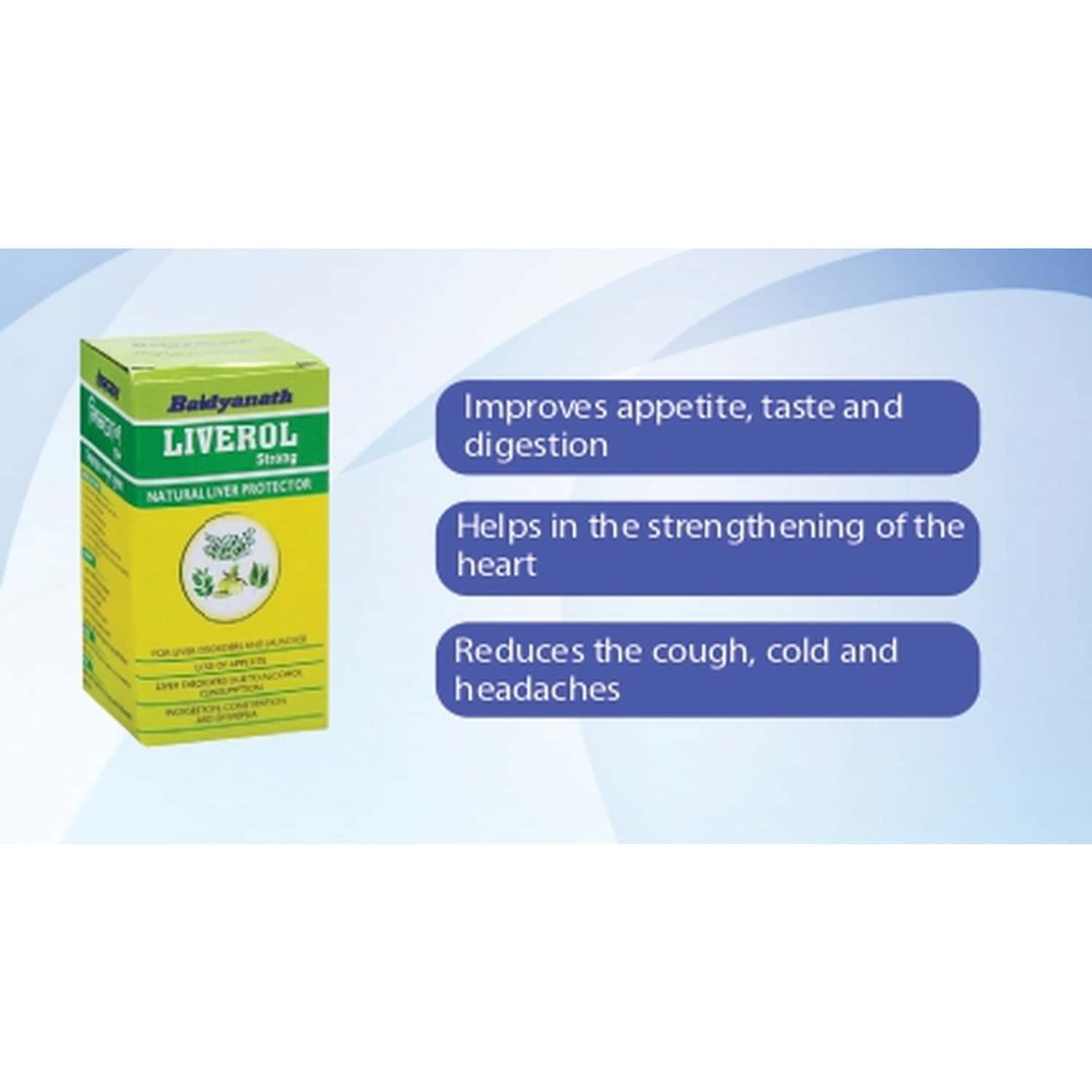 Buy BAIDYANATH LIVEROL STRONG TABLET PACK OF 3 Online & Get Upto 60% ...