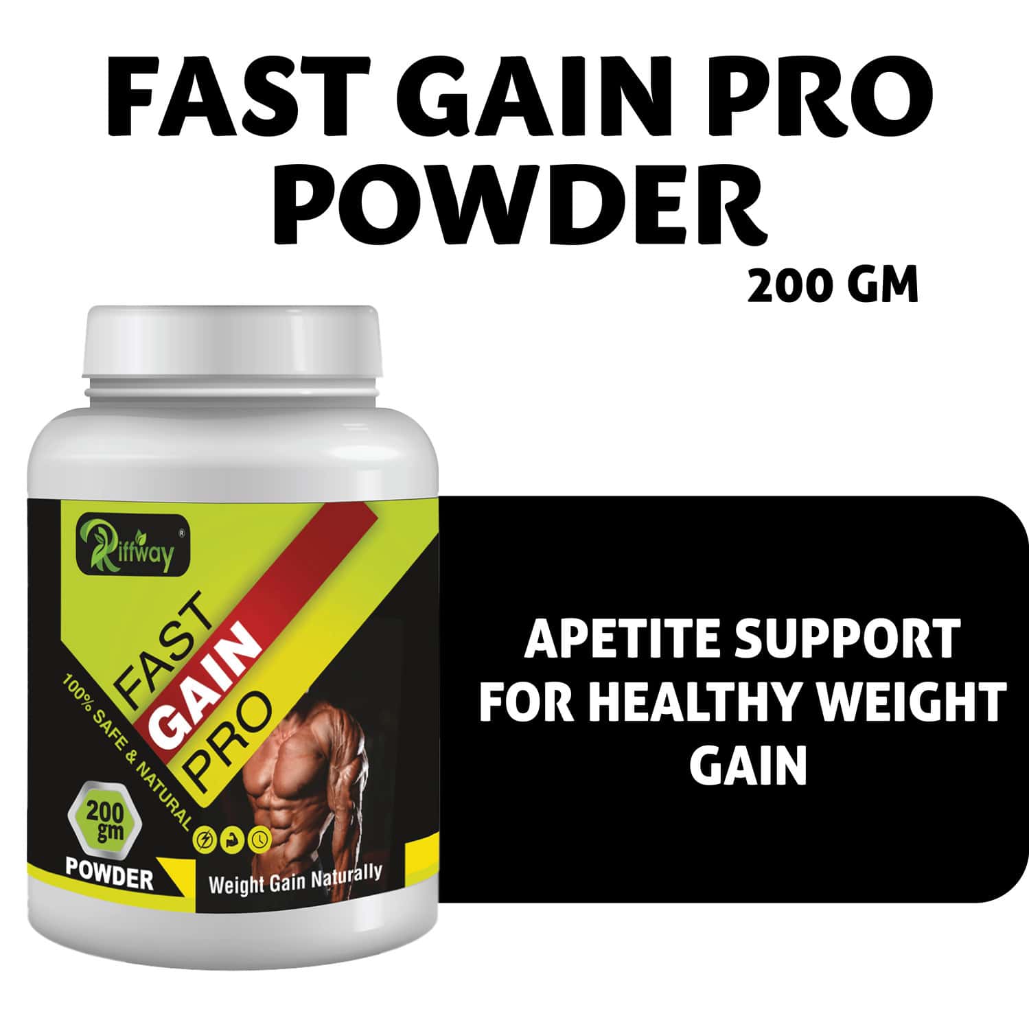 Buy RIFFWAY FAST GAIN PRO WEIGHT GAIN POWDER | WELL-ROUNDED NUTRITIONAL ...