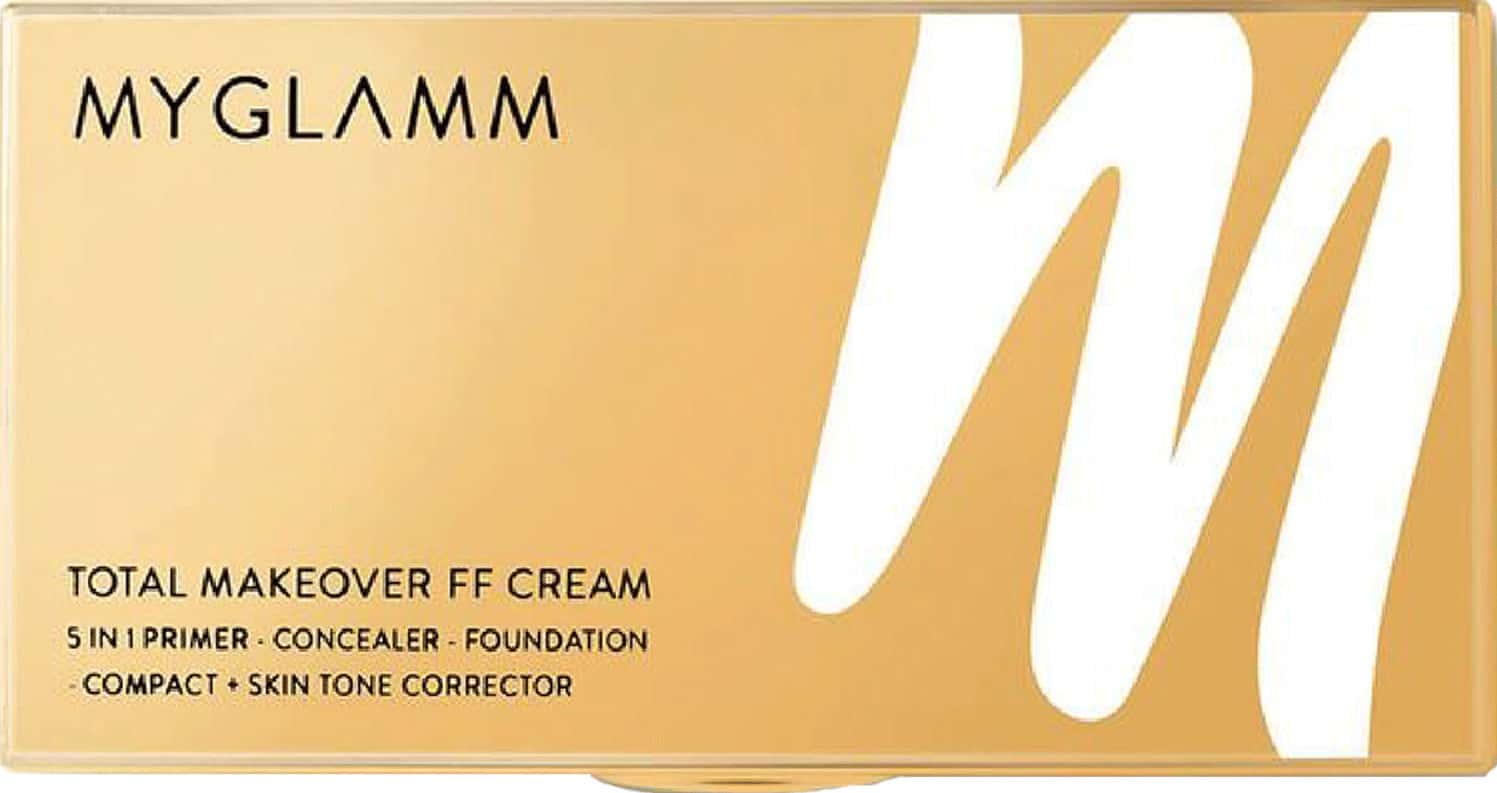 Buy MYGLAMM TOTAL MAKEOVER FF CREAM FOUNDATION PALETTE-HAZELNUT Online ...