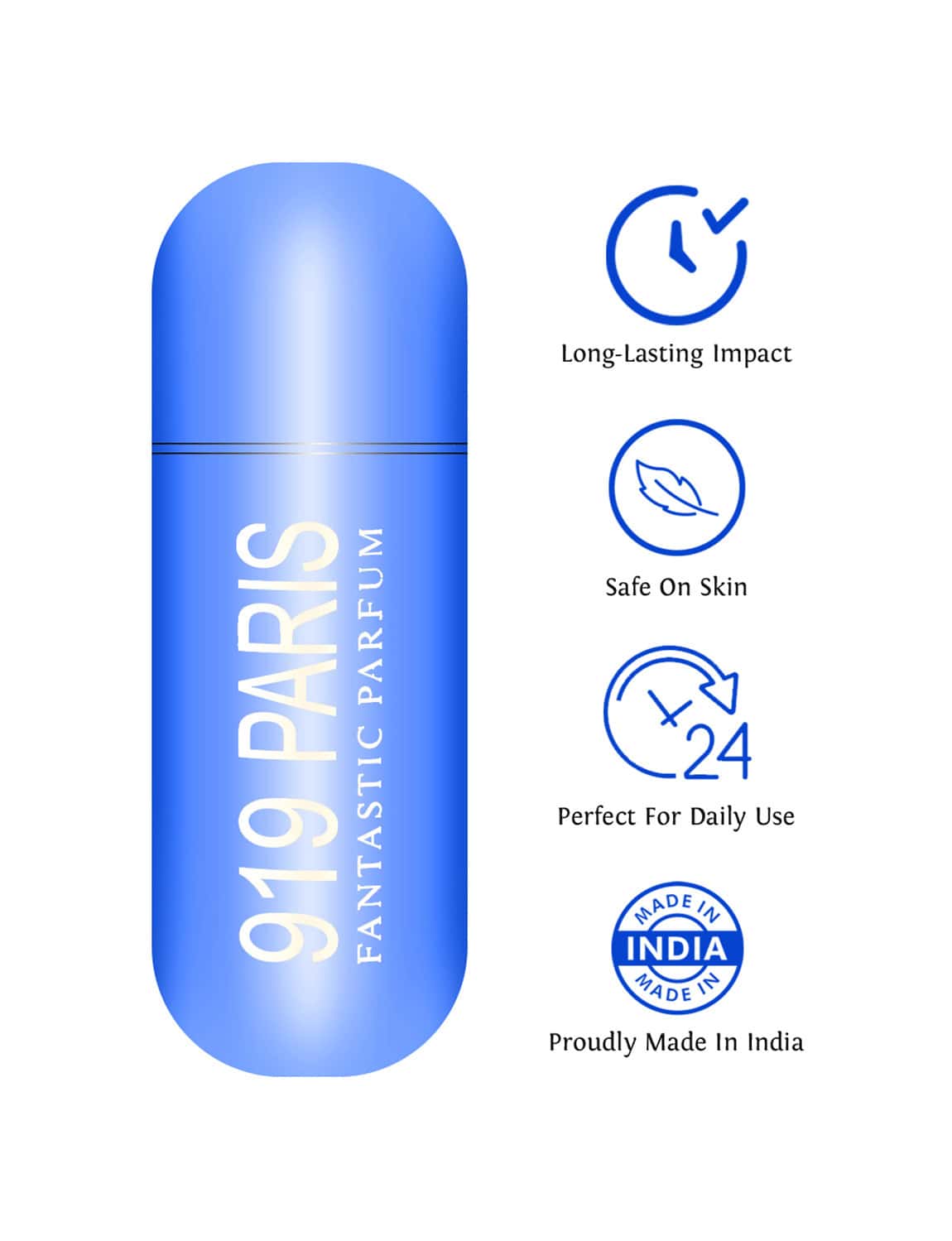 Buy SWEET HEART 919 PARIS DARK BLUE EAU DE PERFUME 50ML Online & Get ...