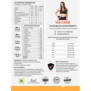 Buy MYFITFUEL HYDROLYZED WHEY PROTEIN POWDER | 1 KG | 30 SERVINGS ...