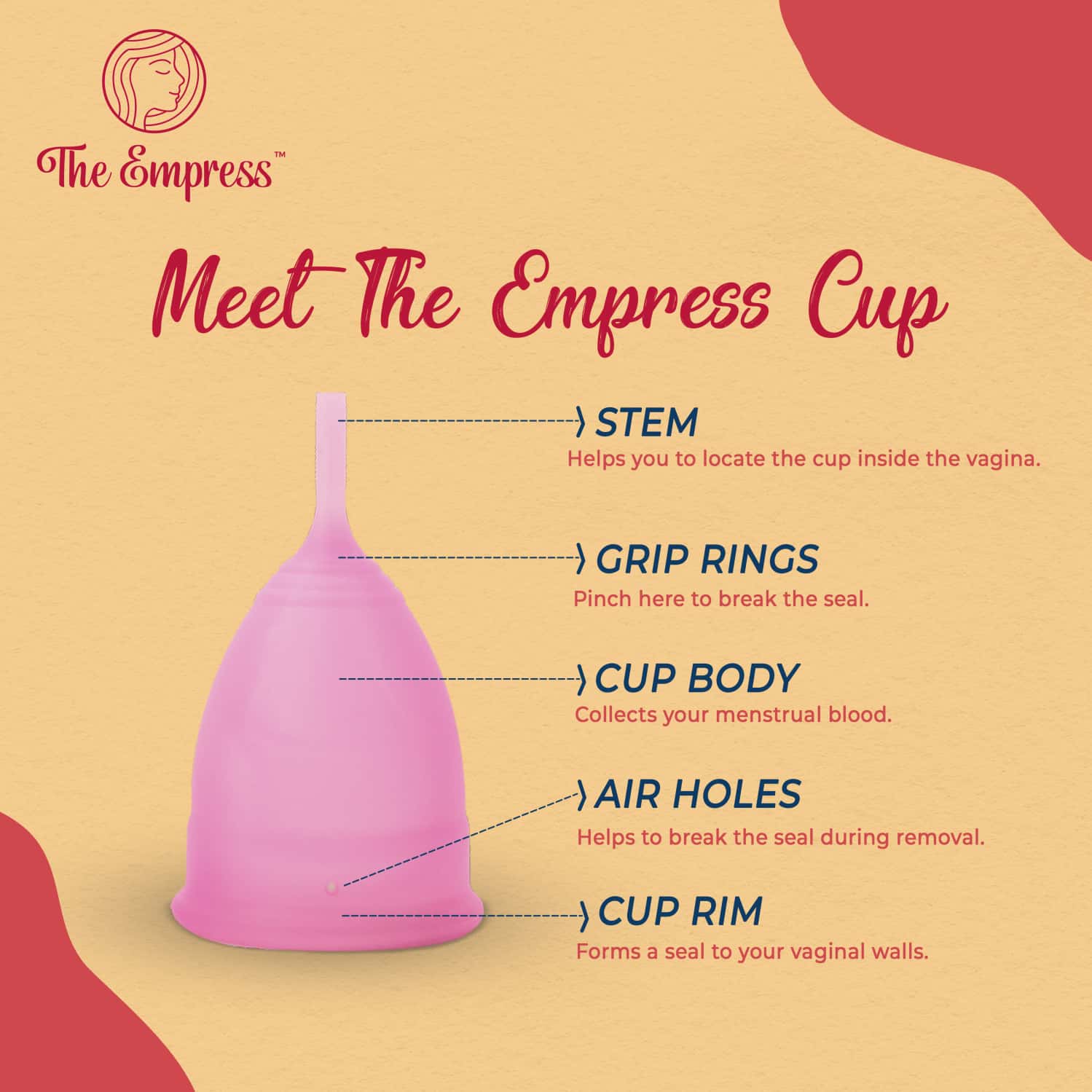 Buy THE EMPRESS MENSTRUAL CUP-LARGE Online & Get Upto 60% OFF at PharmEasy