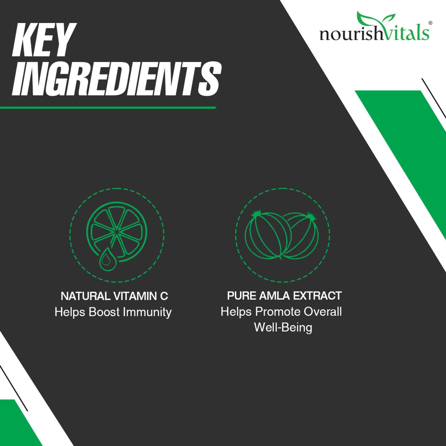 Buy NOURISHVITALS AMLA VITAMIN C WITH TANNINS > 25% PURE HERBS 500 MG ...