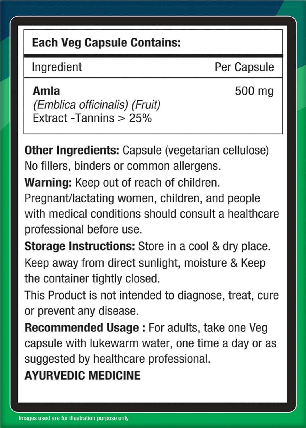 Buy NOURISHVITALS AMLA VITAMIN C WITH TANNINS > 25% PURE HERBS 500 MG ...
