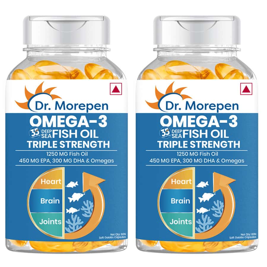 Buy NATURYZ TRIPLE STRENGTH OMEGA 3 FISH OIL CAPSULES WITH HIGHEST EPA ...