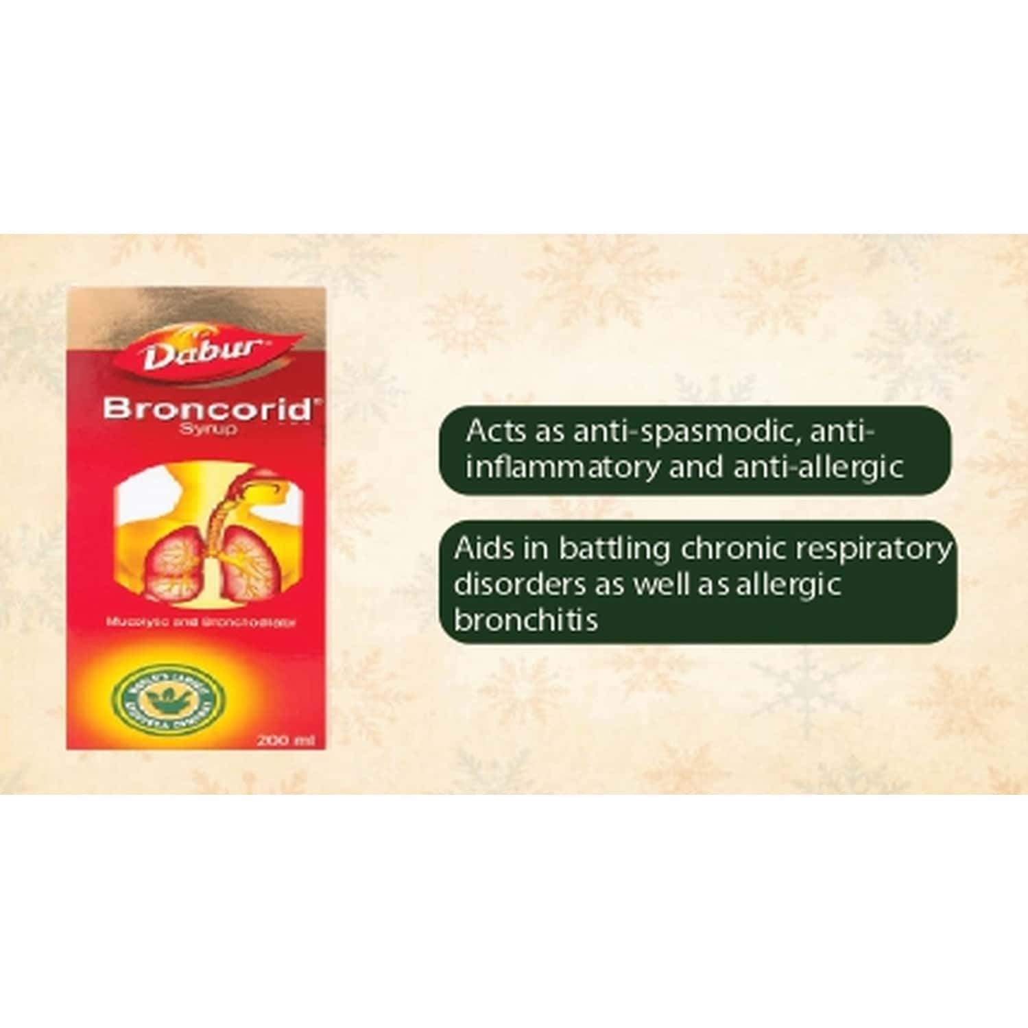 Buy DABUR BRONCORID SYRUP PACK OF 2 Online & Get Upto 60% OFF at PharmEasy