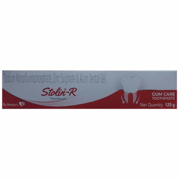 Buy STOLIN-R FOAMING GEL GUM CARE TOOTHPASTE - 120G Online & Get Upto ...