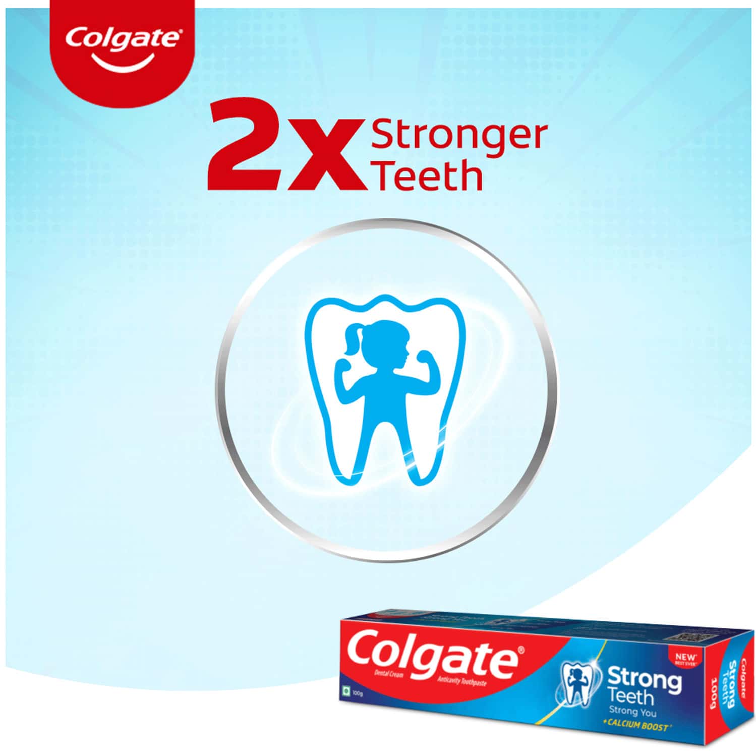 Buy COLGATE STRONG TEETH TOOTHPASTE : INDIA'S NO.1 TOOTHPASTE, 2X ...