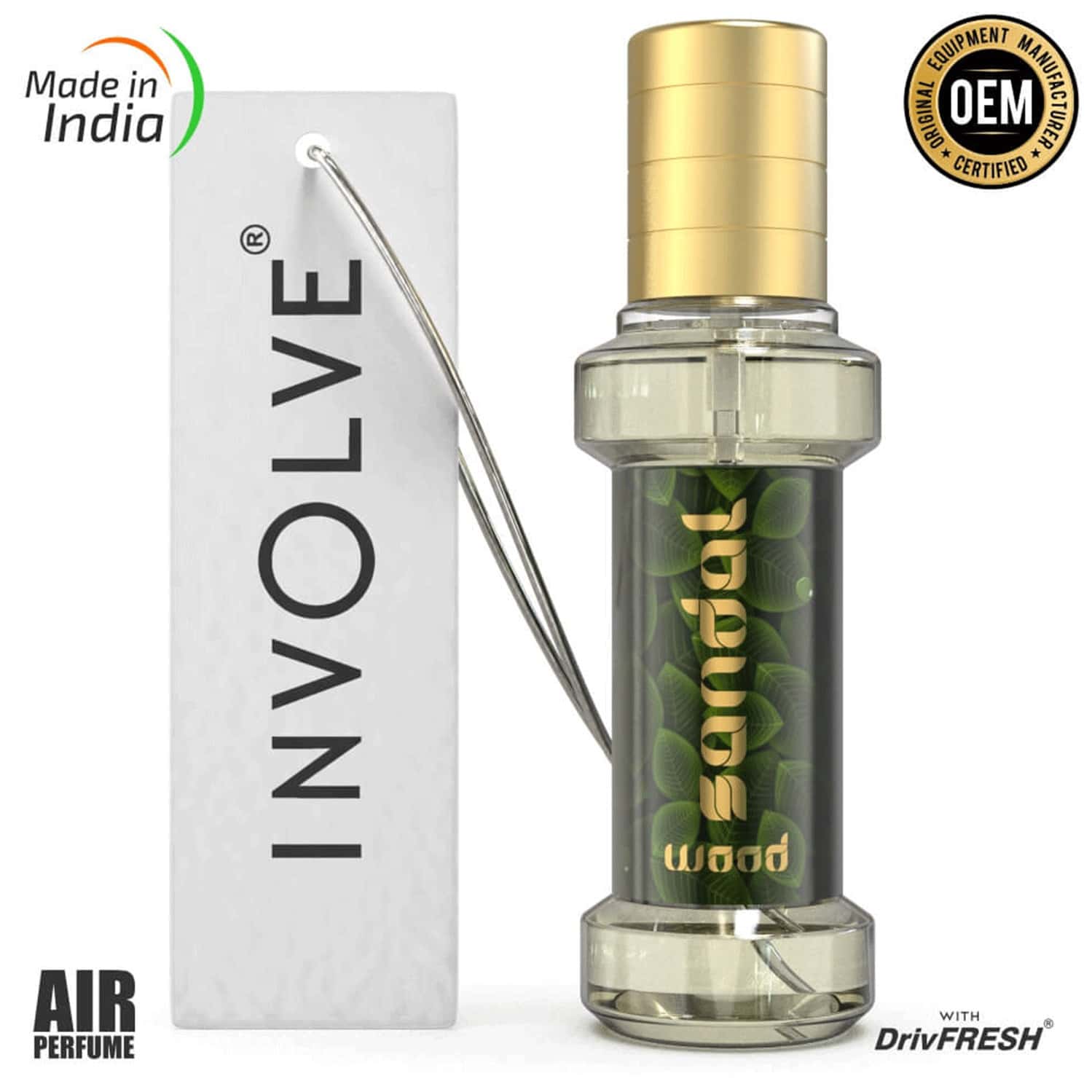 Buy INVOLVE RAINFOREST SANDALWOOD SCENT CAR PERFUME - WOODY FINE ...