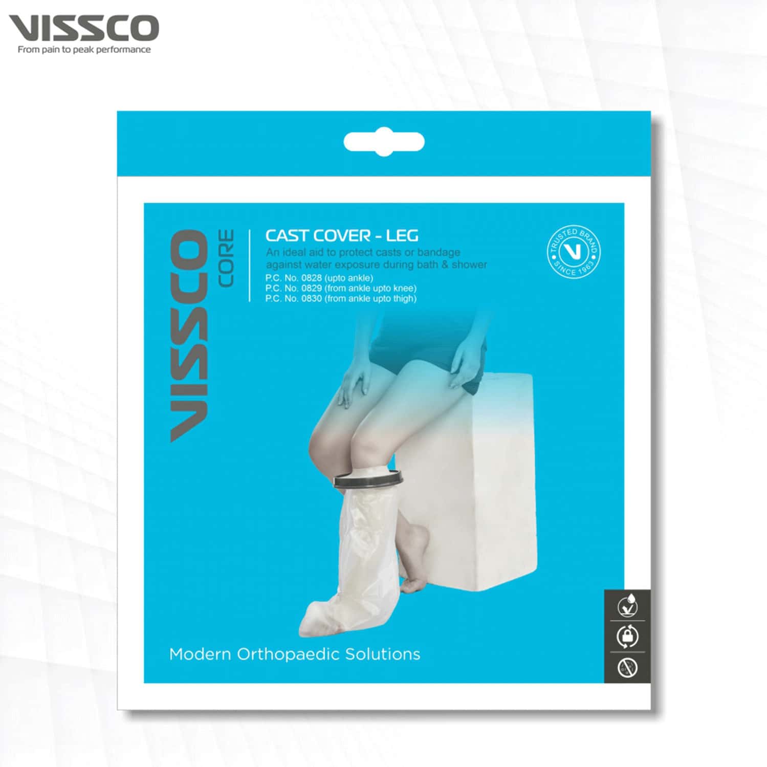 Buy VISSCO CAST COVER - LEG (UPTO KNEE) |PROTECTS BANDAGE FROM WATER ...