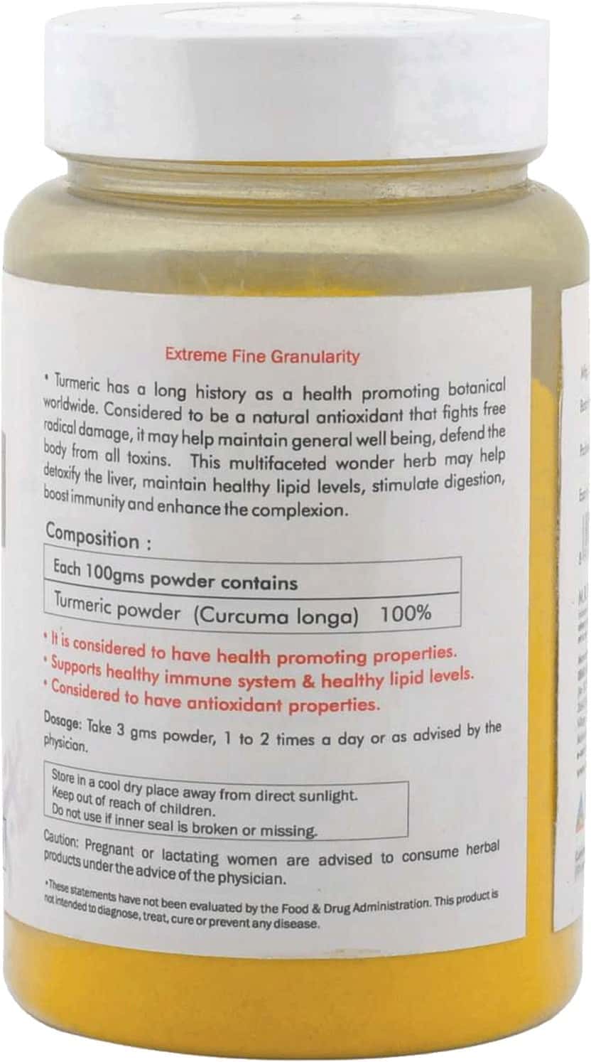 Buy HERBAL HILLS TURMERIC POWDER - 100 GMS (PACK OF 2) Online & Get ...