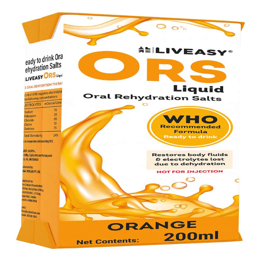 Buy ORS 20.5GM ORANGE LIVEASY SACHET Online & Get Upto 60% OFF at PharmEasy