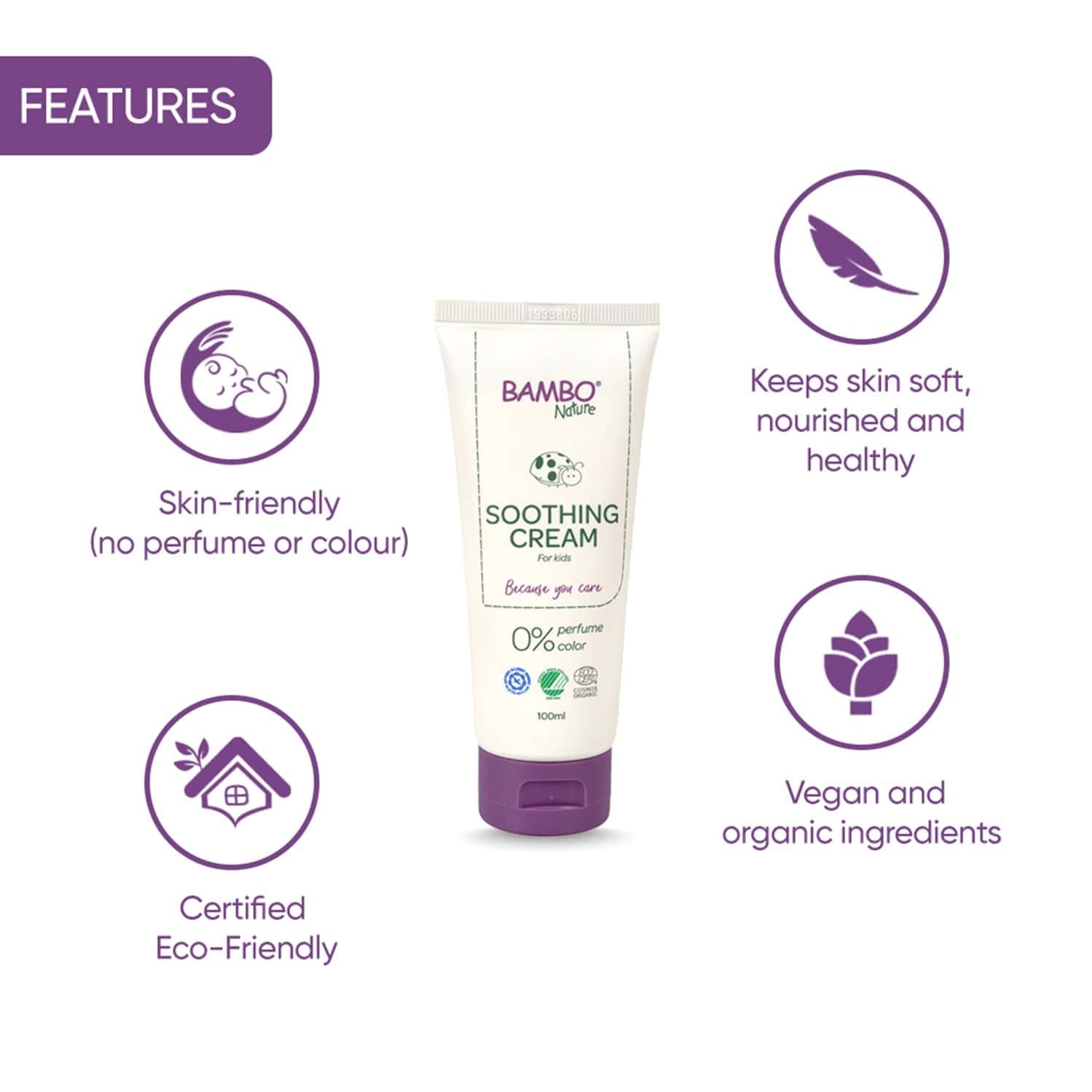Buy BAMBO NATURE SOOTHING CREAM FOR KIDS - 100ML Online & Get Upto 60% ...