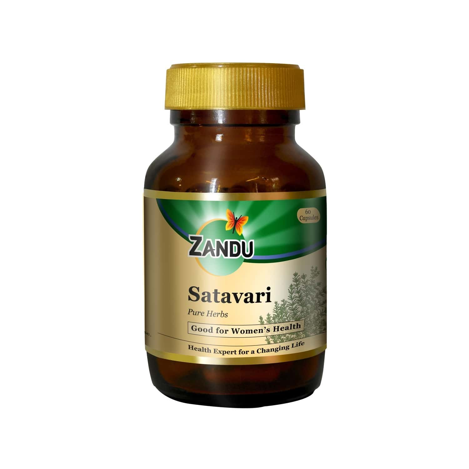 Buy ZANDU SATAVARI PURE HERBS LACTATION CAPSULES BOTTLE OF 60 Online ...