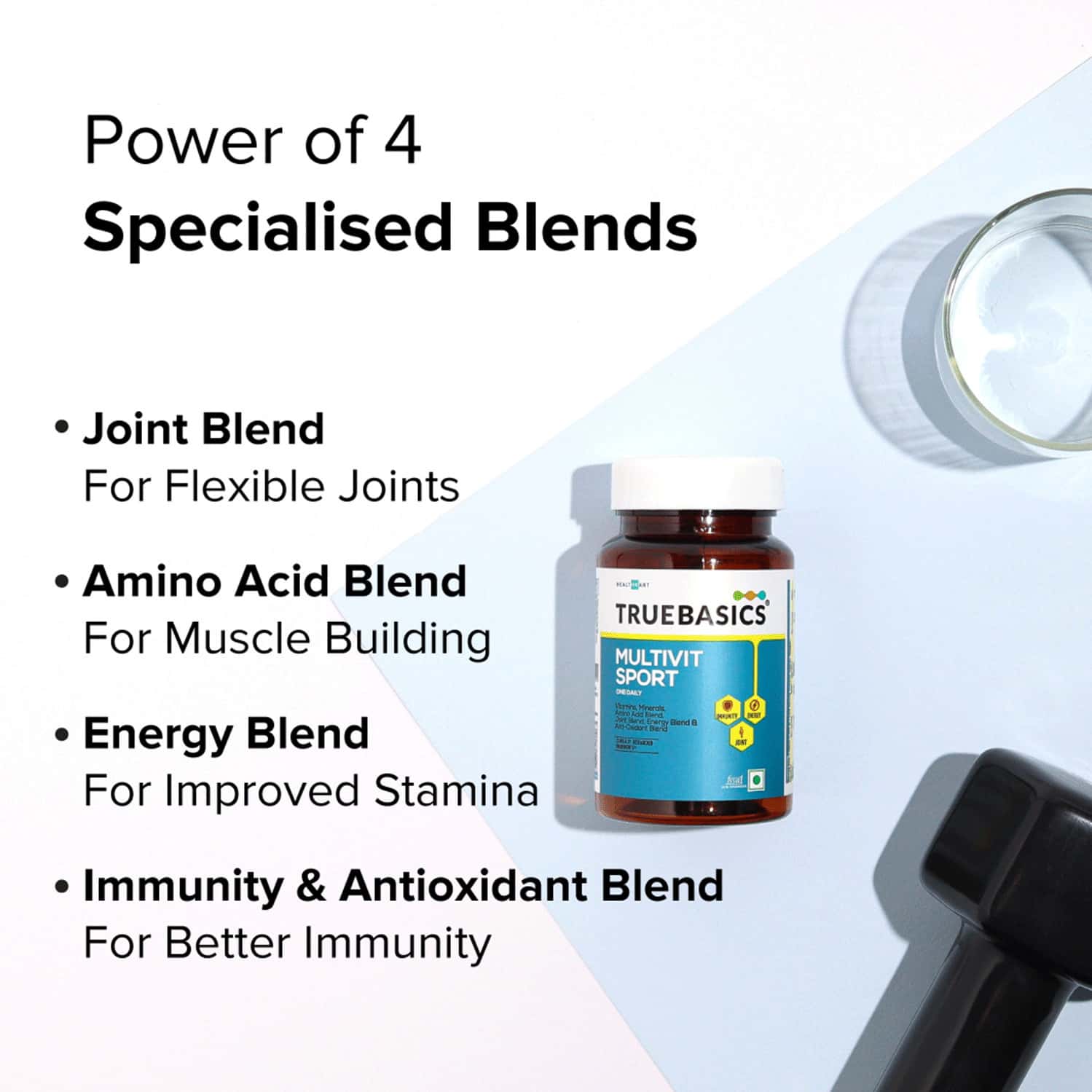 Buy TRUEBASICS MULTIVIT SPORT SUPPLEMENT 30 TABLETS Online & Get Upto ...