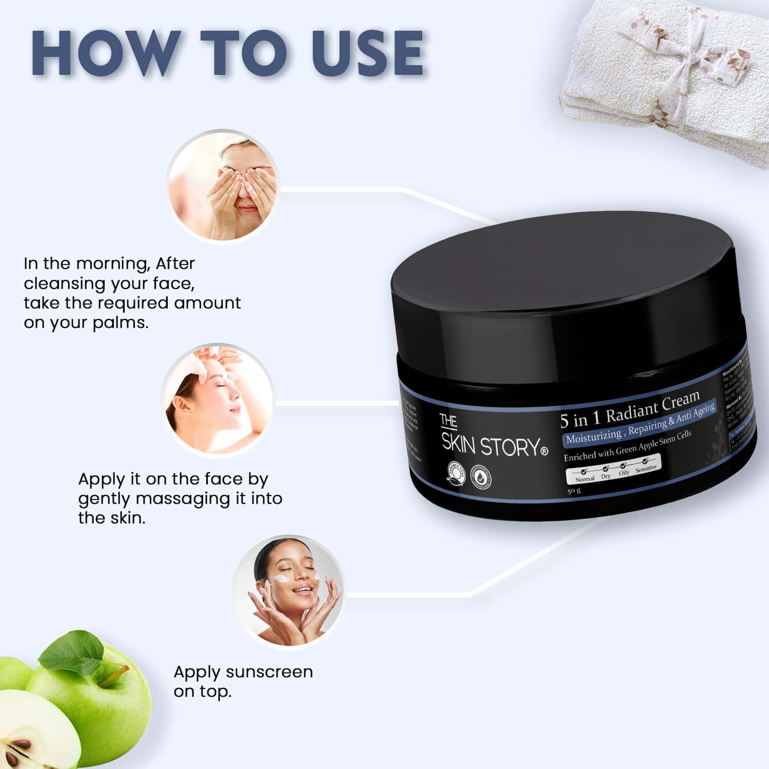 Buy THE SKIN STORY 5 IN 1 RADIANT CREAM, 50G Online & Get Upto 60% OFF ...