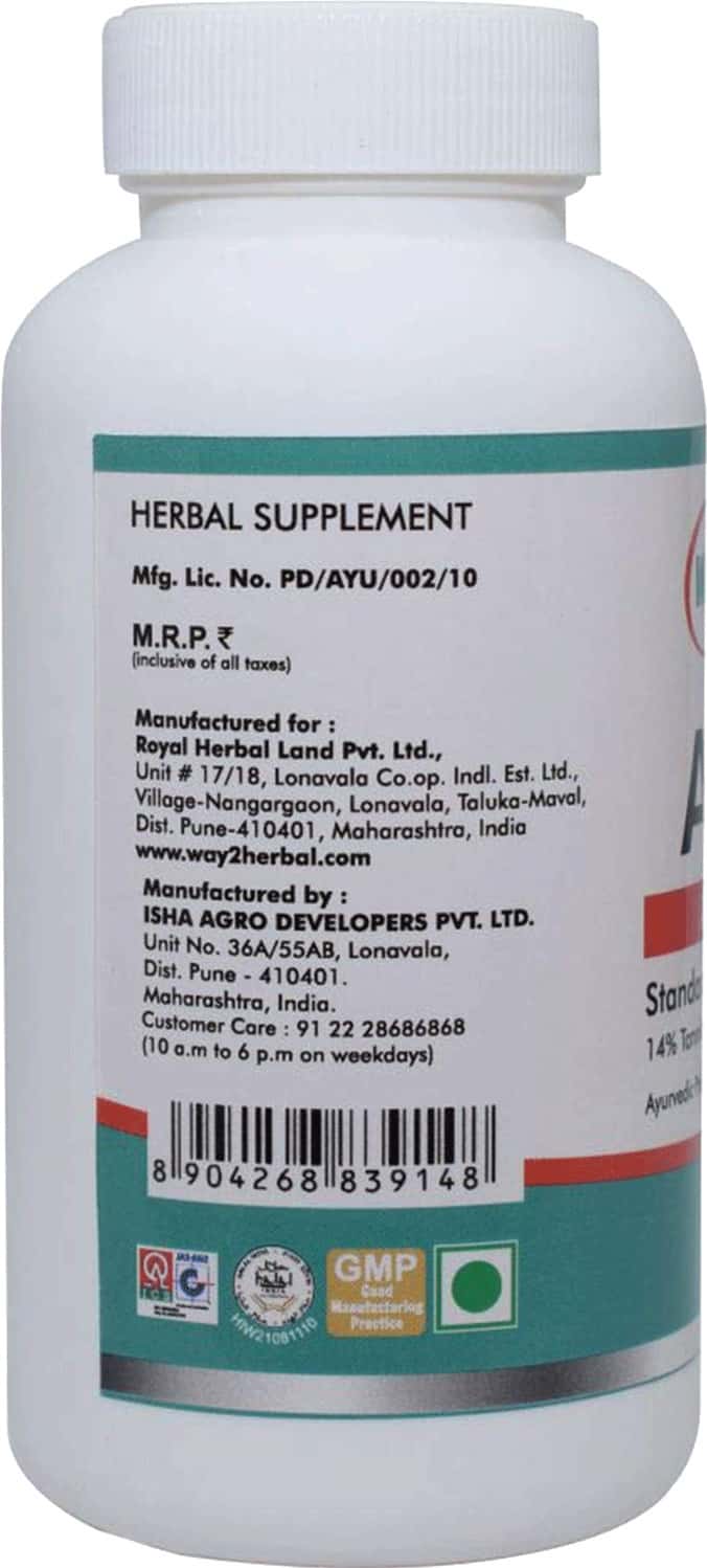 Buy WAY2HERBAL AMLA TABLETS 500MG PER SERVING - 120 TABLETS Online ...