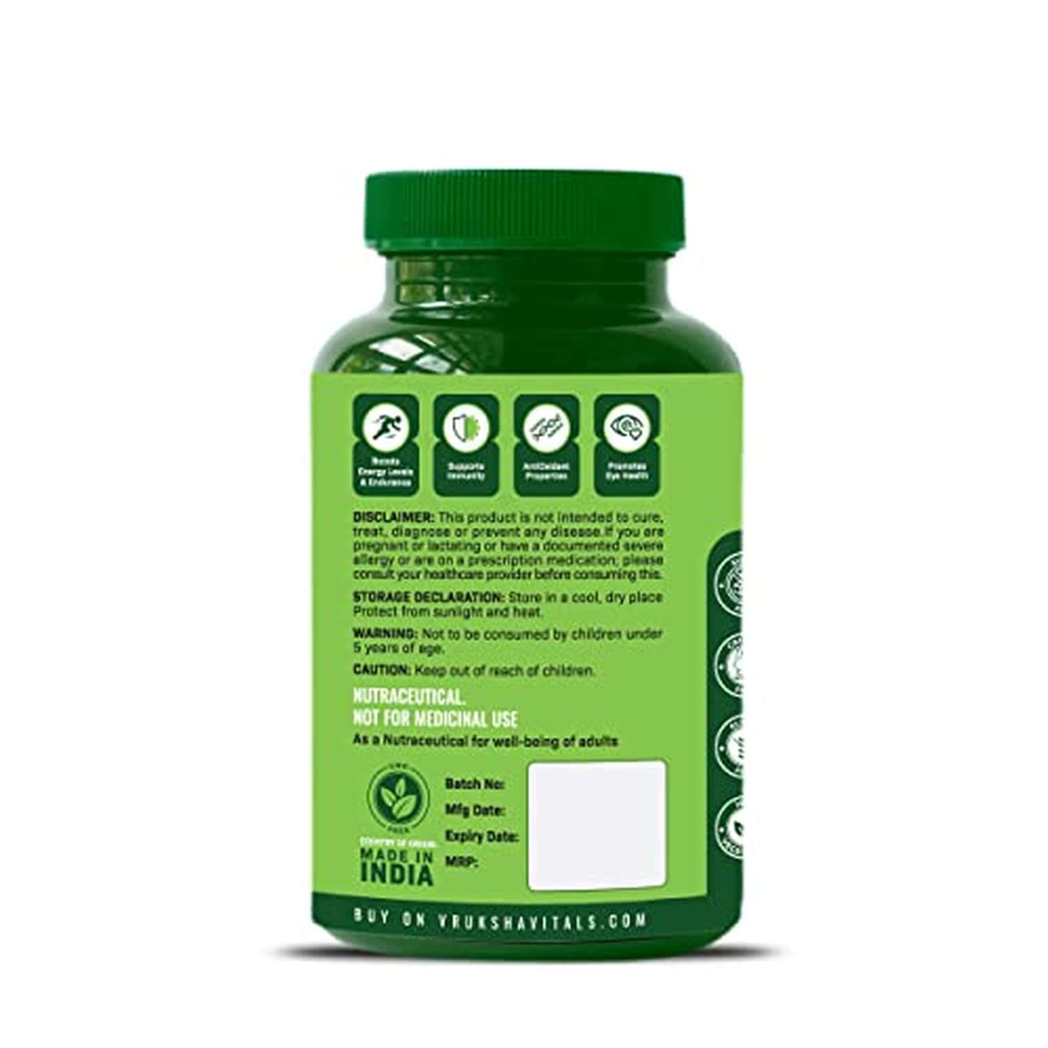 Buy VRUKSHA VITALS - ASTAXANTHIN TABLETS Online & Get Upto 60% OFF at ...