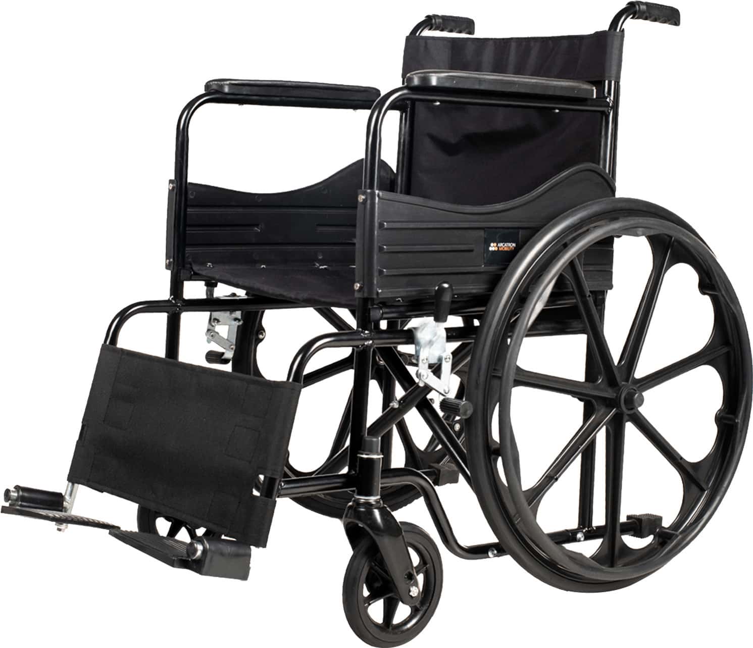 Buy ARCATRON MOBILITY FOLDABLE WHEELCHAIR WITH STURDY X-FRAME EASY ...