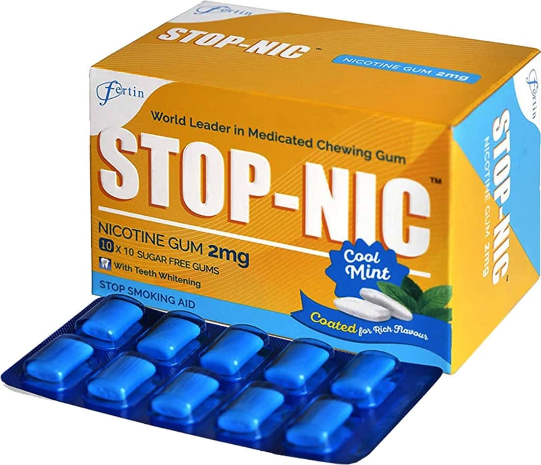 Buy STOP-NIC 2MG NICOTINE GUMS (10 BLISTER PACK) BOX OF 100 'S Online ...