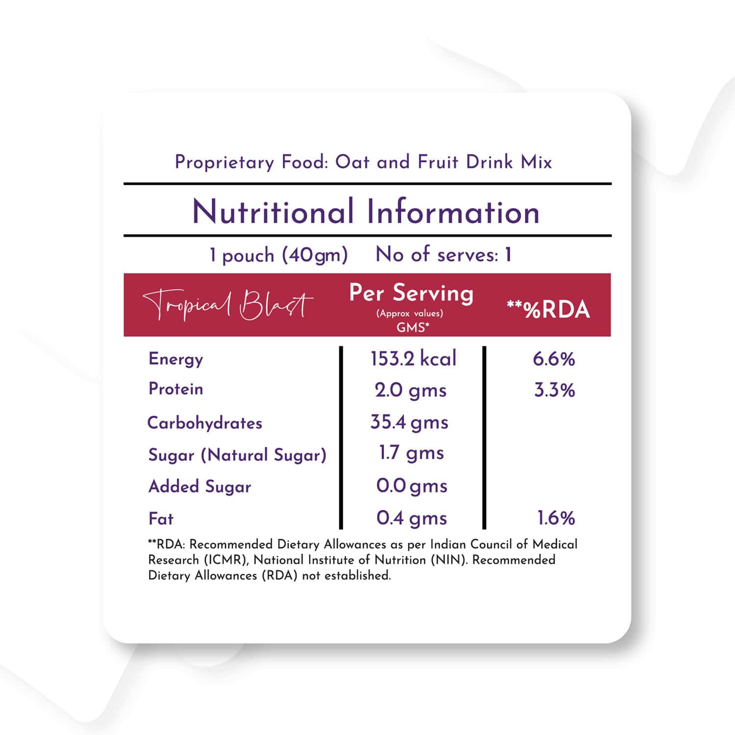 Buy FROAT TROPICAL BLAST - OAT & FRUIT ANYTIME SNACK Online & Get Upto ...