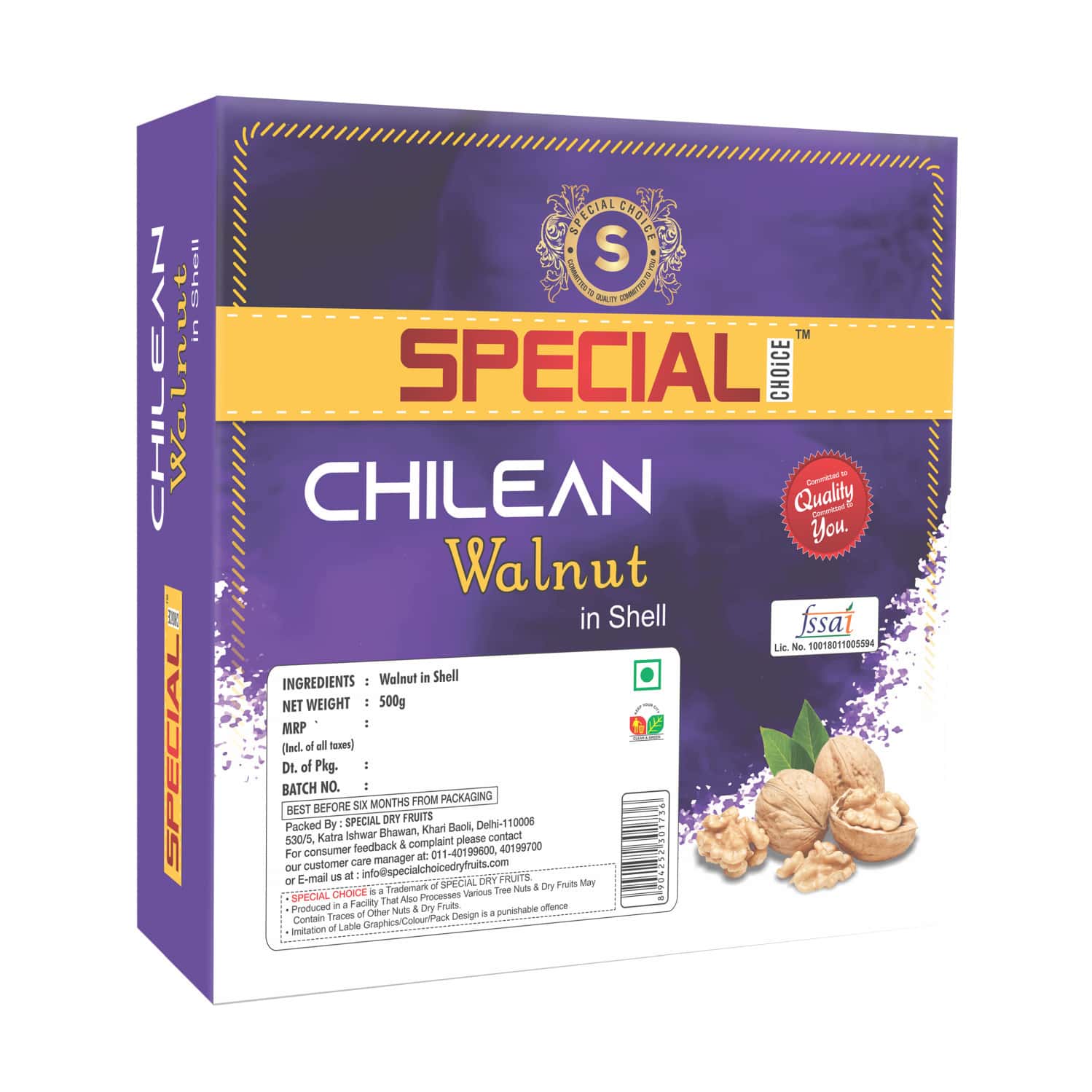 Buy SPECIAL CHOICE CHILEAN WALNUT INSHELL 500G X 3 Online & Get Upto 60 ...