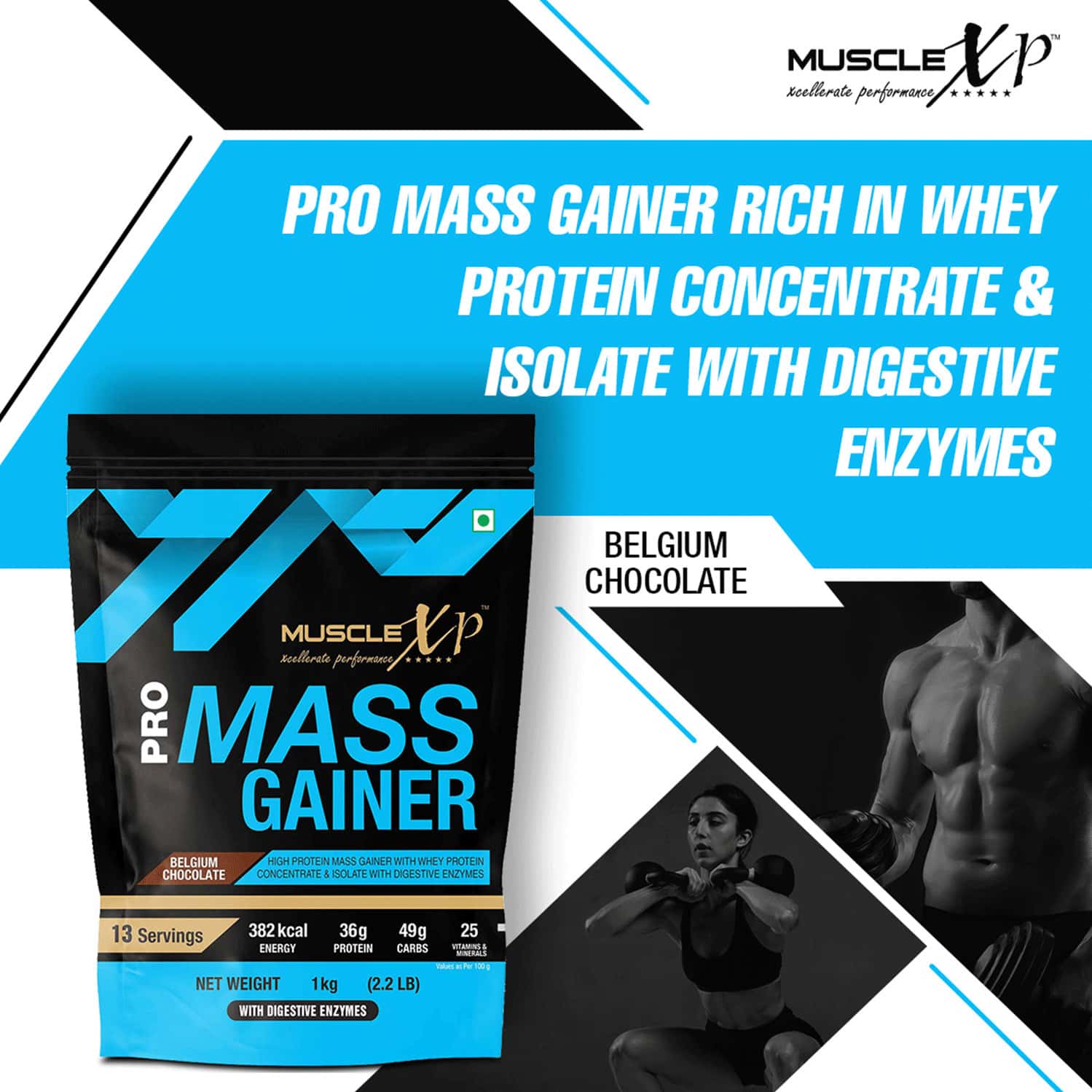 Buy MUSCLEXP PRO MASS GAINER FOR MUSCE MASS GAIN WITH WHEY PROTEIN WHEY ...